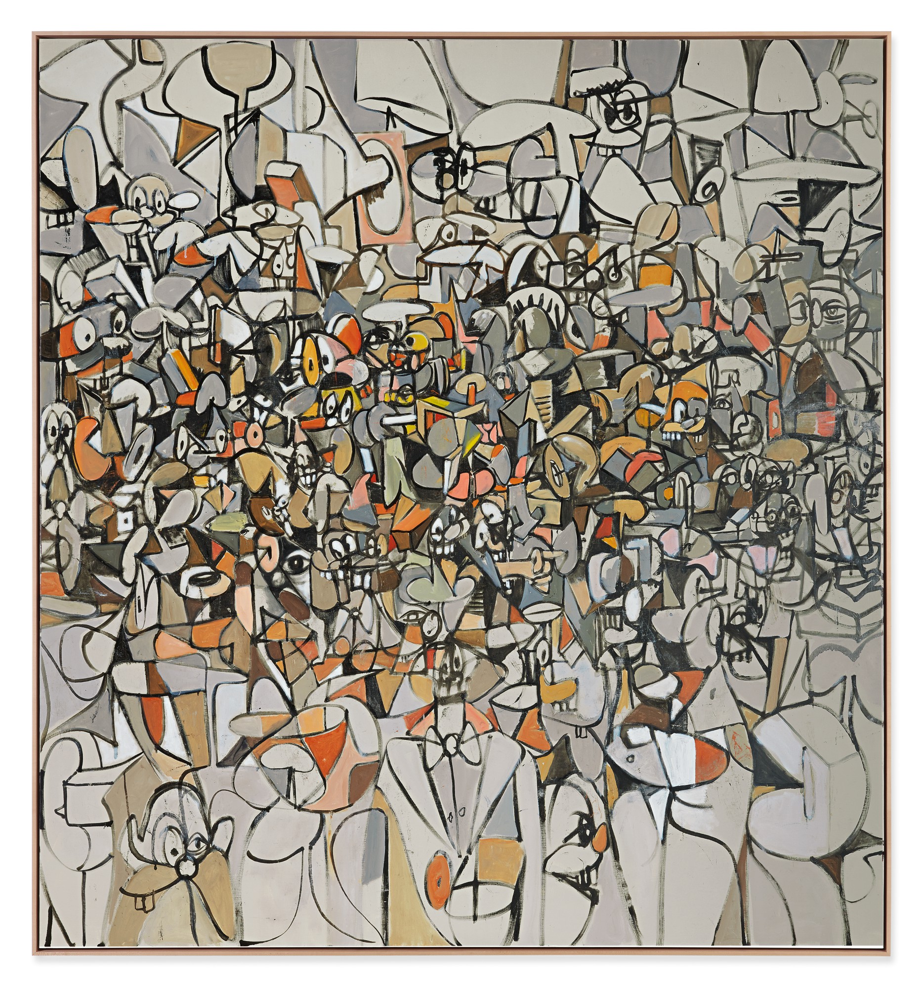 GEORGE CONDO | POPULATION OF FORMS | Contemporary Art Day Auction ...