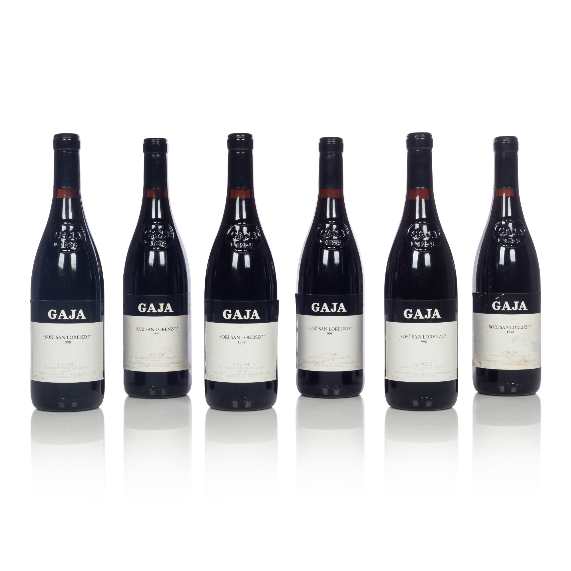 Barbaresco, Sorì San Lorenzo 1998 Gaja (12 BT) | The Epicurean's Atlas ...