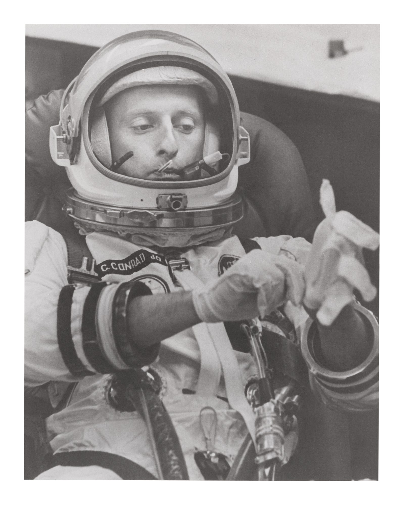 [GEMINI 5] VINTAGE SILVER GELATIN PRINT OF CHARLES "PETE" CONRAD ...