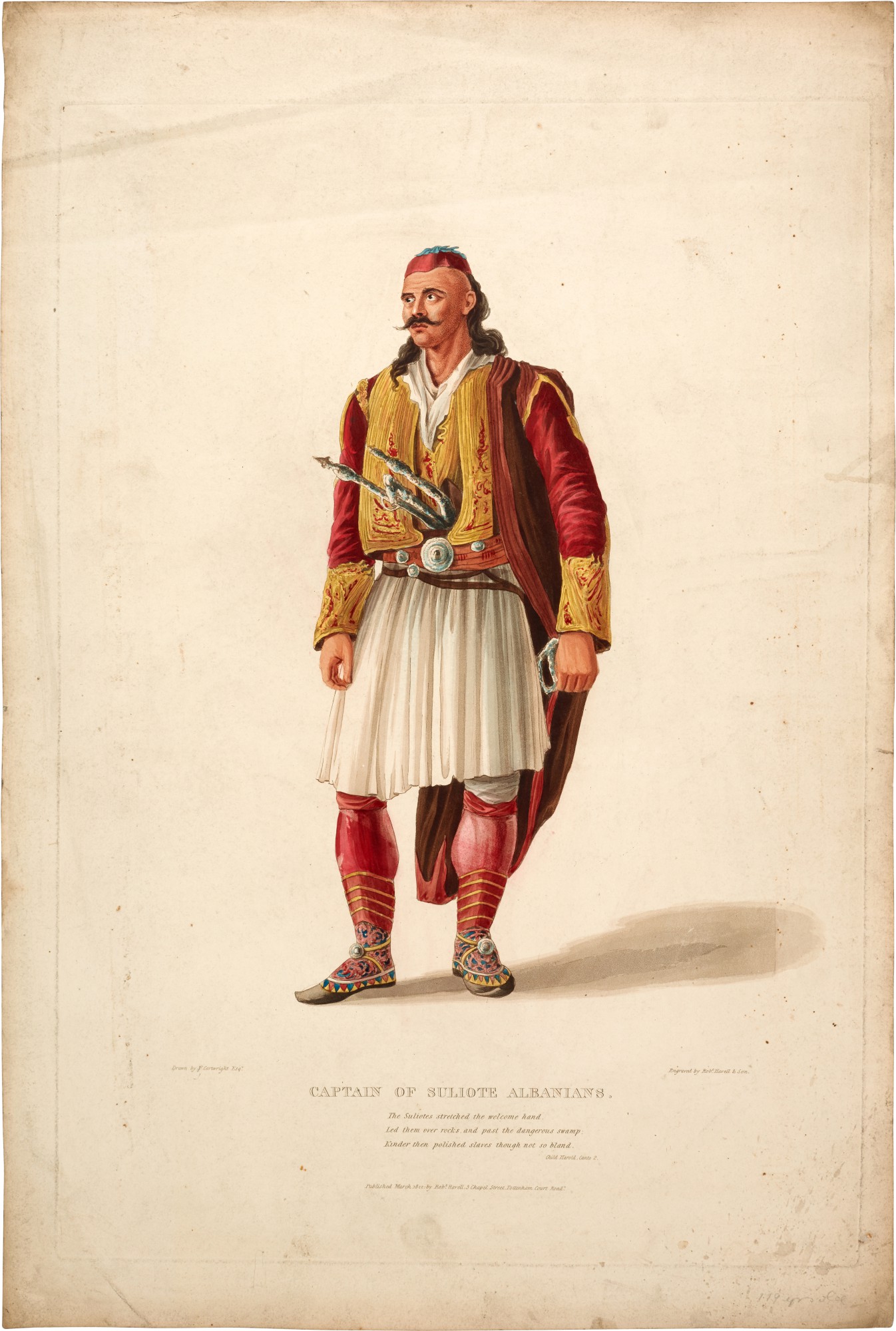 CARTWRIGHT | Selections of the Costume of Albania and Greece, 1822 ...