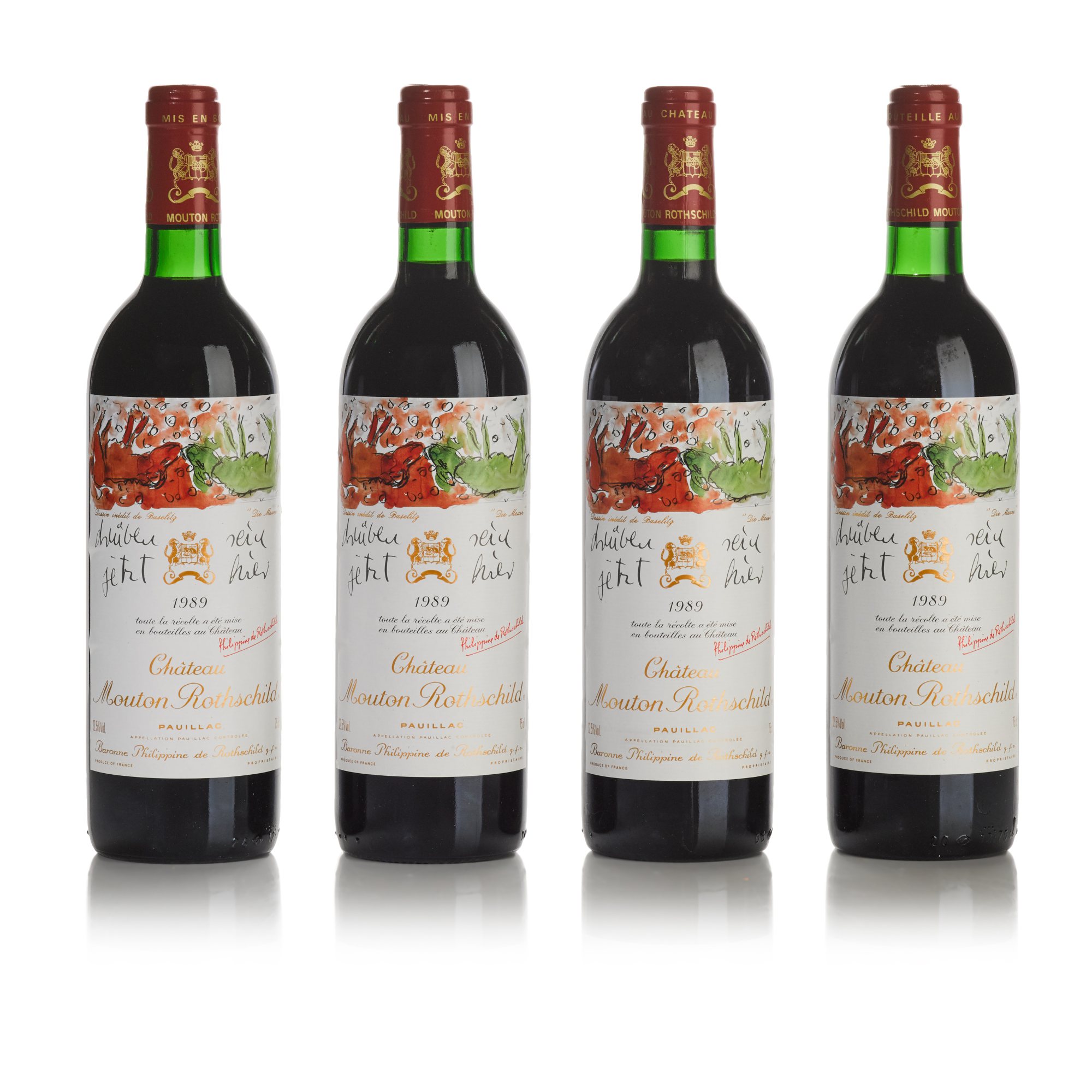 Château Mouton Rothschild 1989 (12 BT) | The Adrian Bowden Collection ...