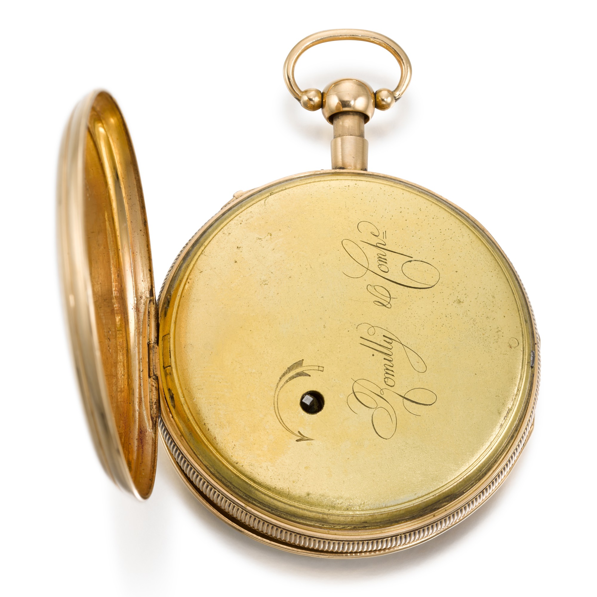 ROMILLY & COMPE | A GOLD QUARTER REPEATING AUTOMATON WATCH WITH ...