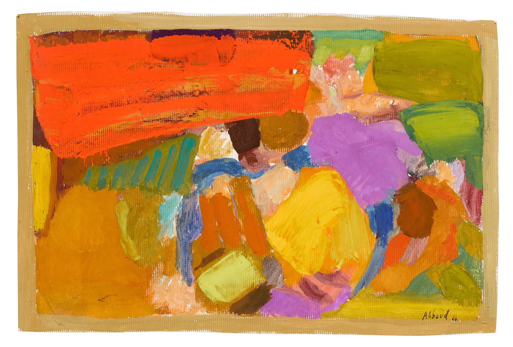 SHAFIC ABBOUD | I) TEMPERA II) JEU | 20th Century Art / Middle East ...