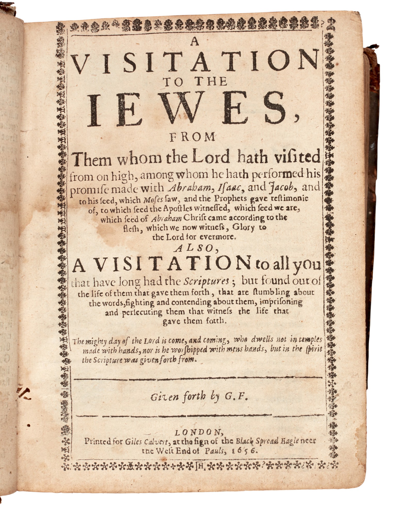 QUAKER PAMPHLETS | Collection of over 60 tracts in one volume, mid ...