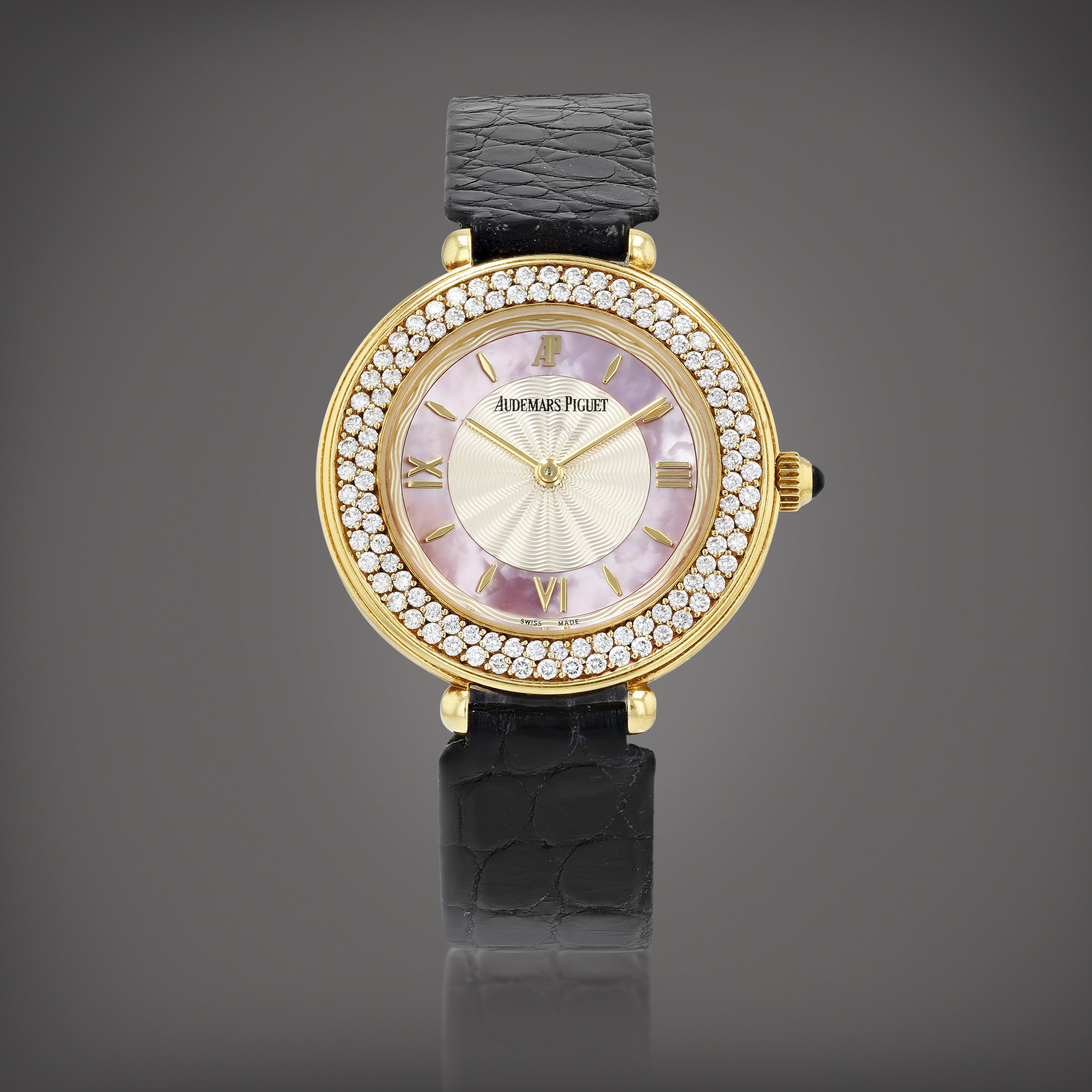 RoyStonea Montre bracelet en or jaune et sertie de diamants | Yellow ...
