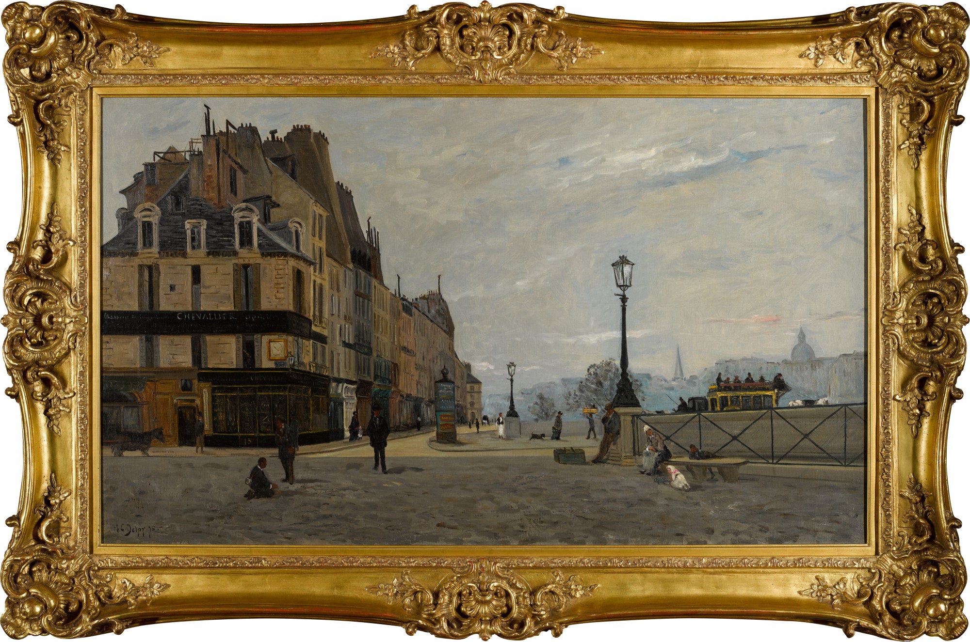 HIPPOLYTE-CAMILLE DELPY | LE PONT NEUF ET LE QUAI DES ORFÈVRES, PARIS ...