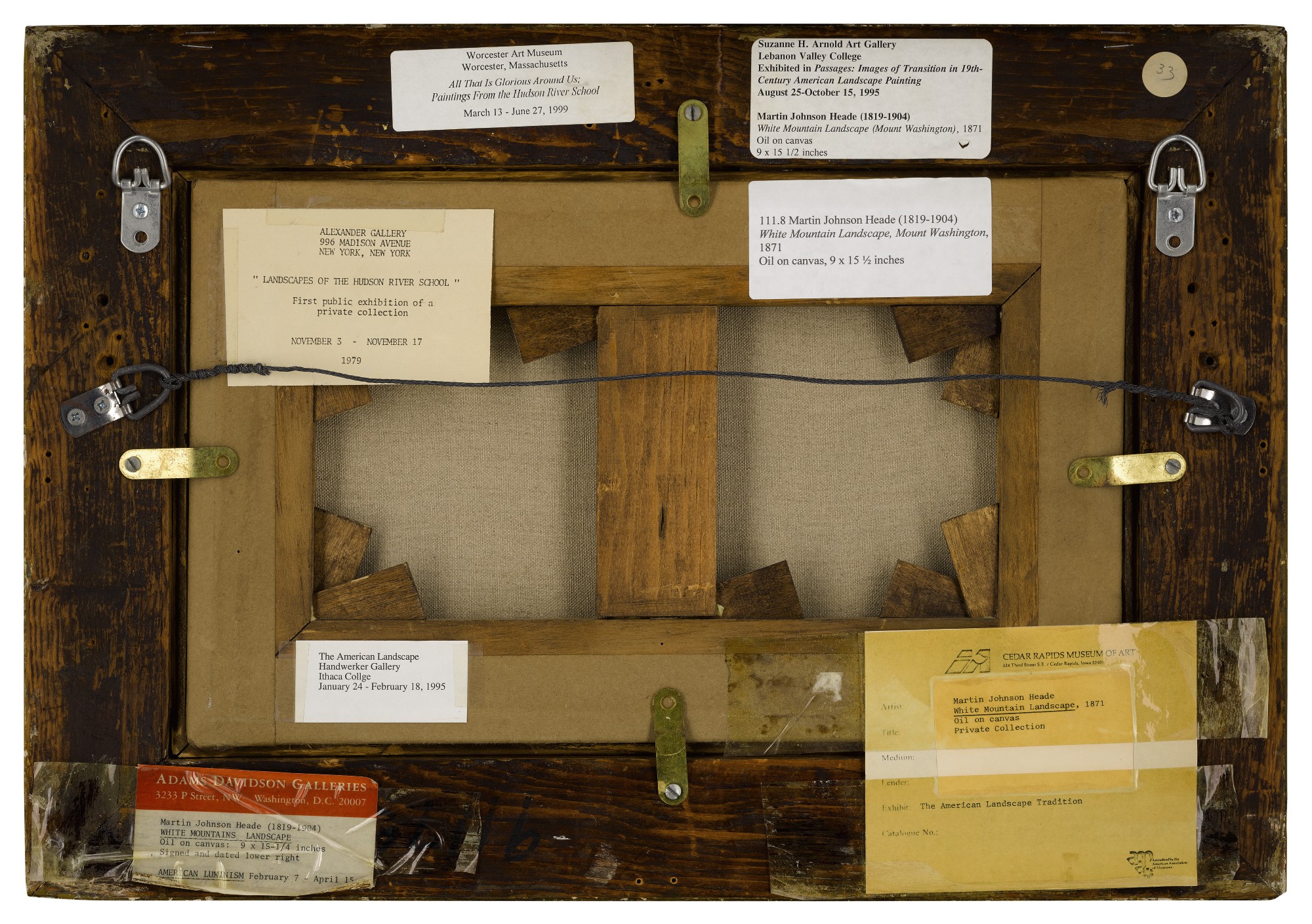 MARTIN JOHNSON HEADE | WHITE MOUNTAIN LANDSCAPE | All That Is Glorious ...