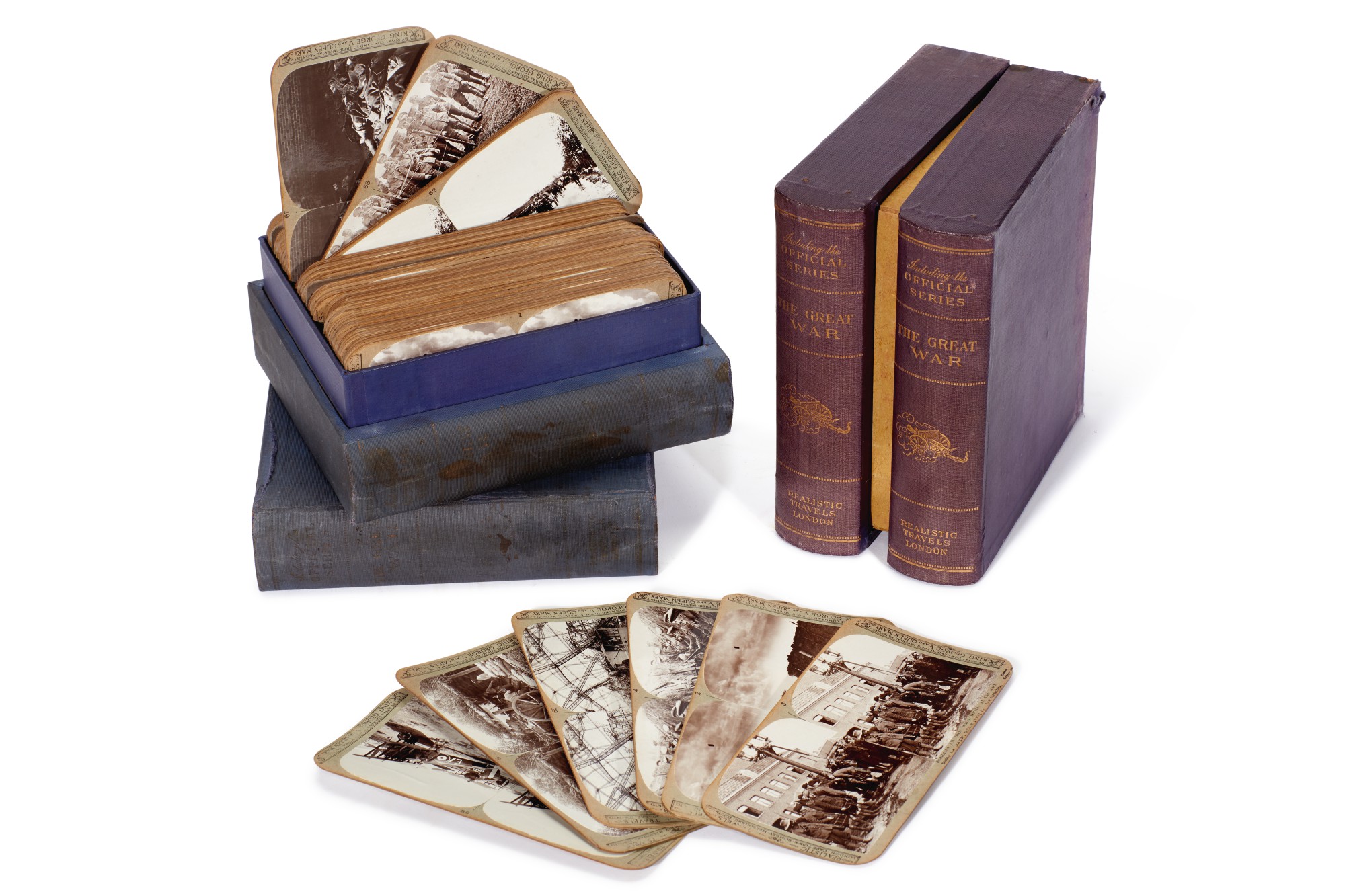 First World War. 200 stereoview photographs, housed in two boxes | The ...