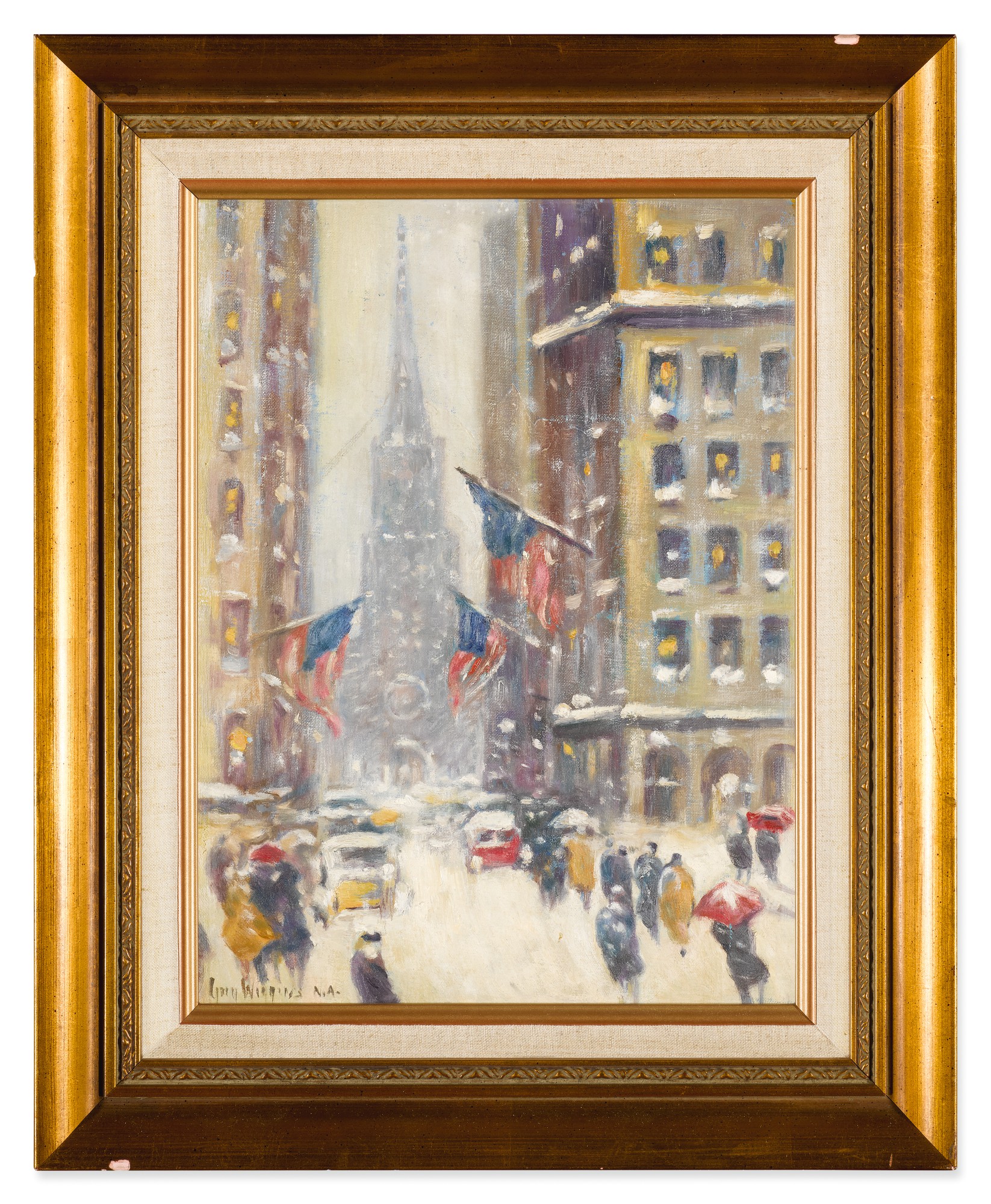 GUY CARLETON WIGGINS | OLD TRINITY IN WINTER | American Art | 2020 ...