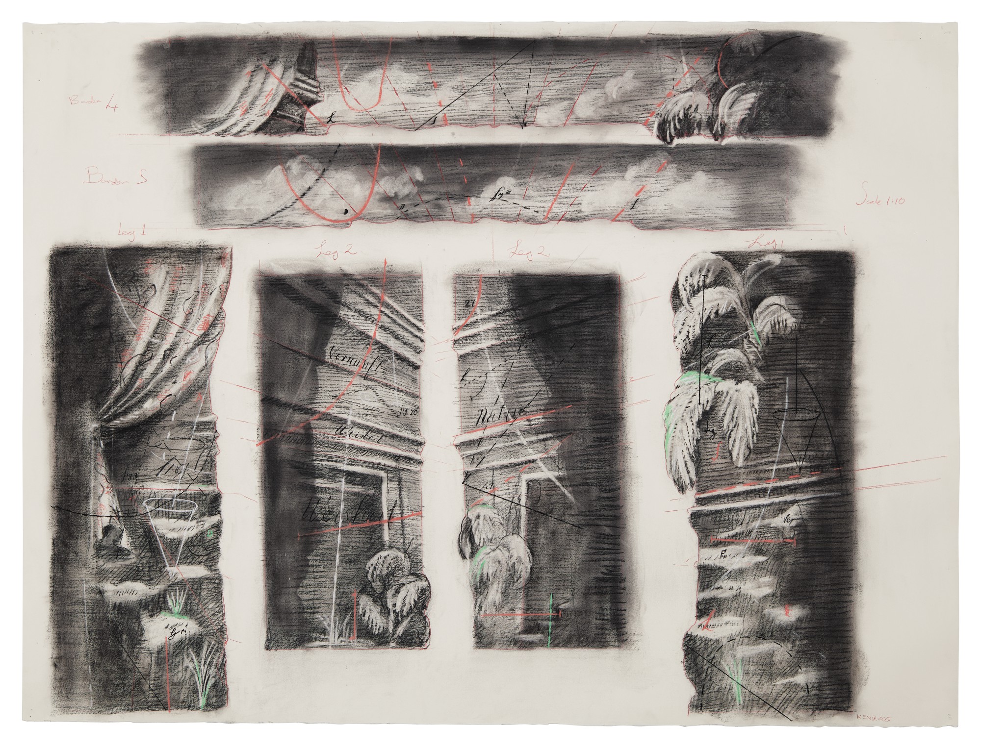 WILLIAM KENTRIDGE | DRAWING FROM 'PREPARING THE FLUTE' | Contemporary ...