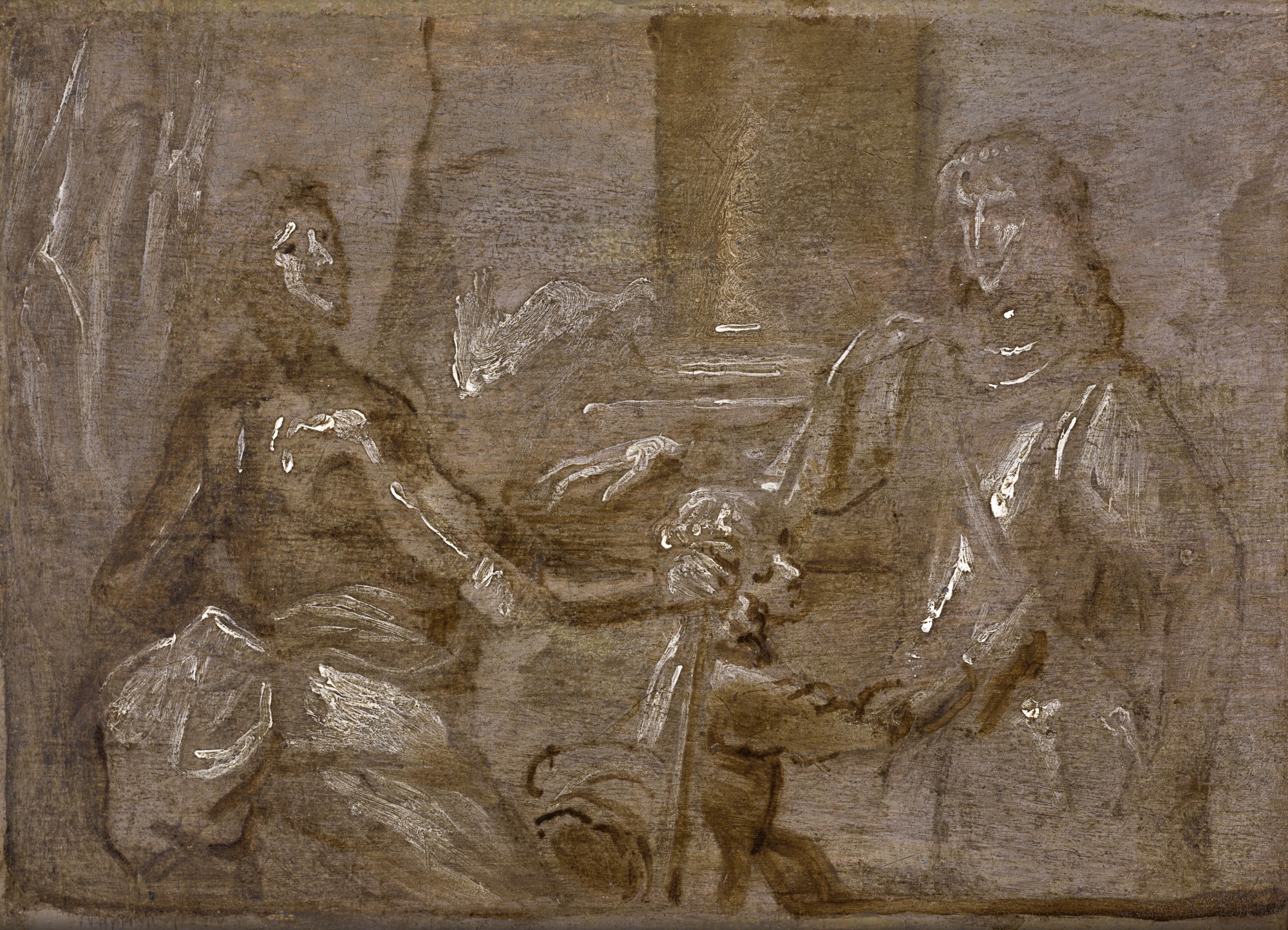 SIR ANTHONY VAN DYCK | SKETCH FOR THE DOUBLE PORTRAIT OF MOUNTJOY ...