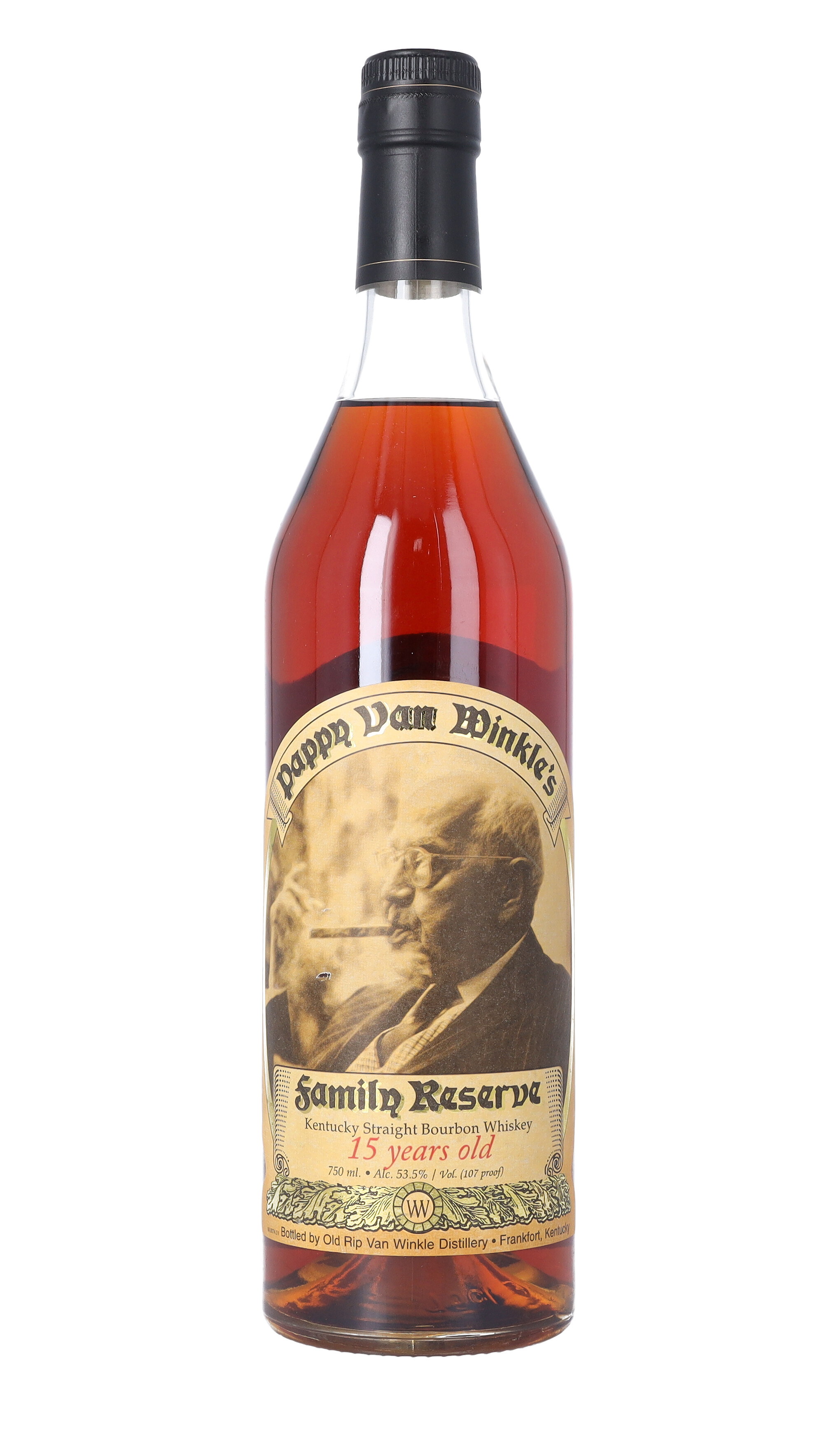 Pappy Van Winkle's 15 Year Old Family Reserve 107 proof NV (1 BT75 ...