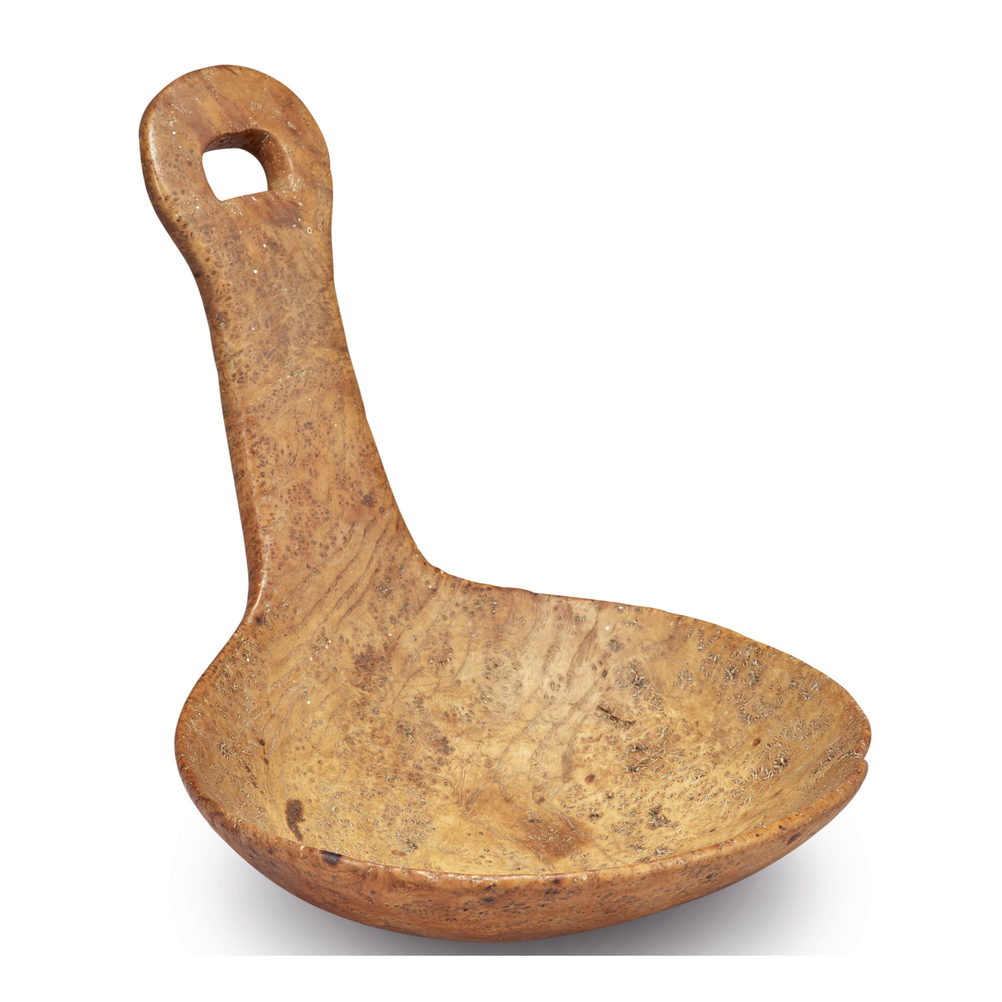 IROQUOIS 'EYE OF MANITOU' ASH BURL LADLE, NORTHEASTERN UNITED STATES ...