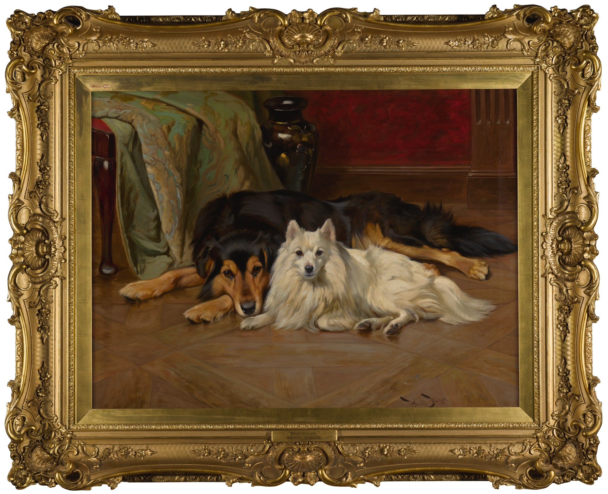 WRIGHT BARKER | GOOD FRIENDS | Victorian, Pre-Raphaelite & British ...