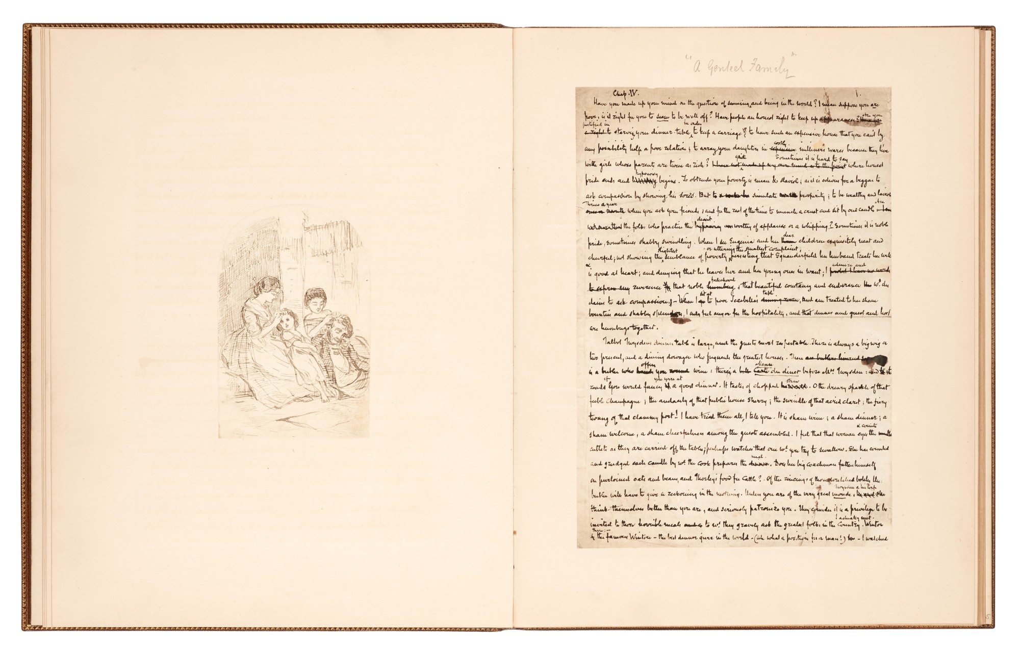 W.M. Thackeray | The Adventures of Philip, autograph manuscript of ...