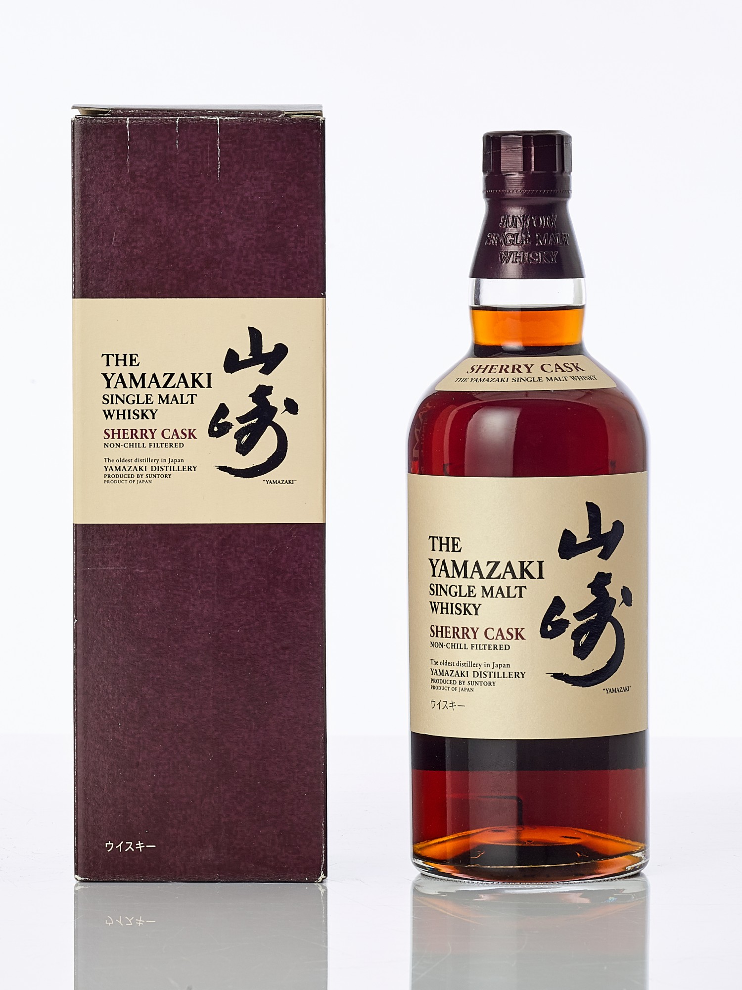 山崎 The Yamazaki Single Malt Whisky Sherry Cask 48.0 abv 2009 Release (1 ...