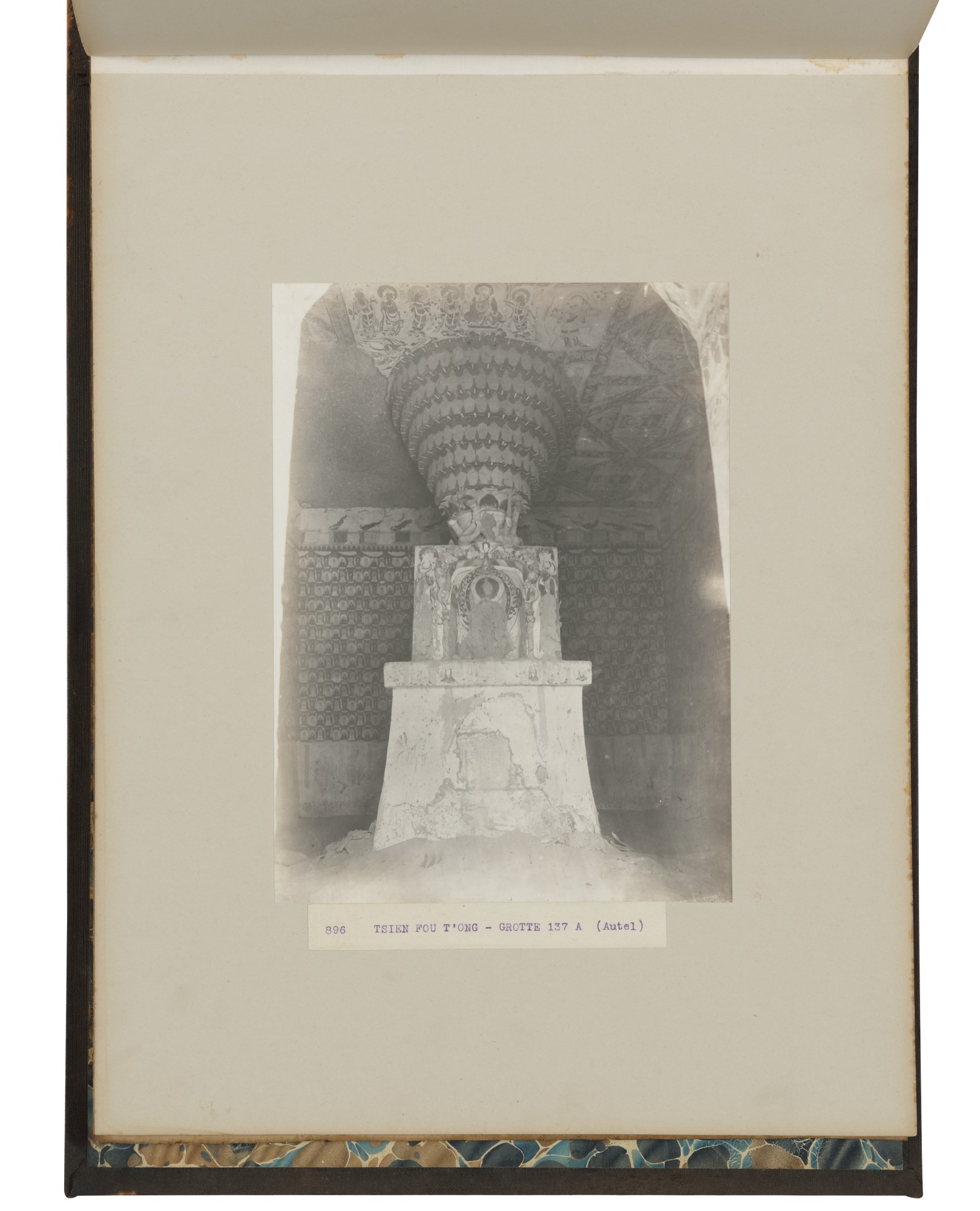 FIVE PHOTOGRAPH ALBUMS OF MISSION PELLIOT, EARLY TWENTIETH CENTURY ...