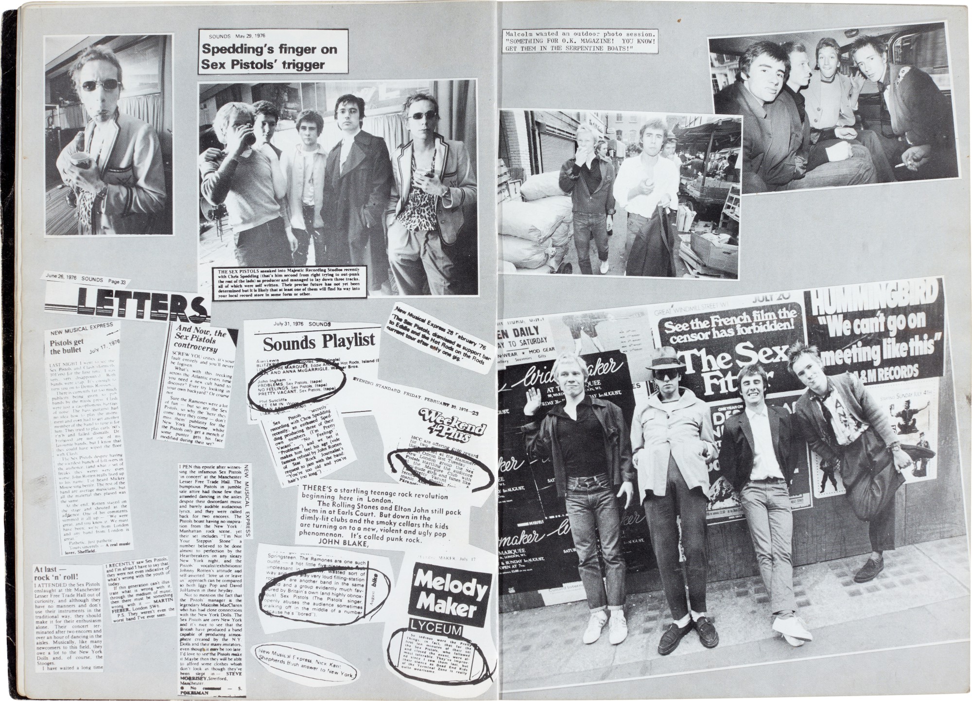 Ray Stevenson Sex Pistols Scrapbook London 1977 The Sex Pistols The Stolper Wilson
