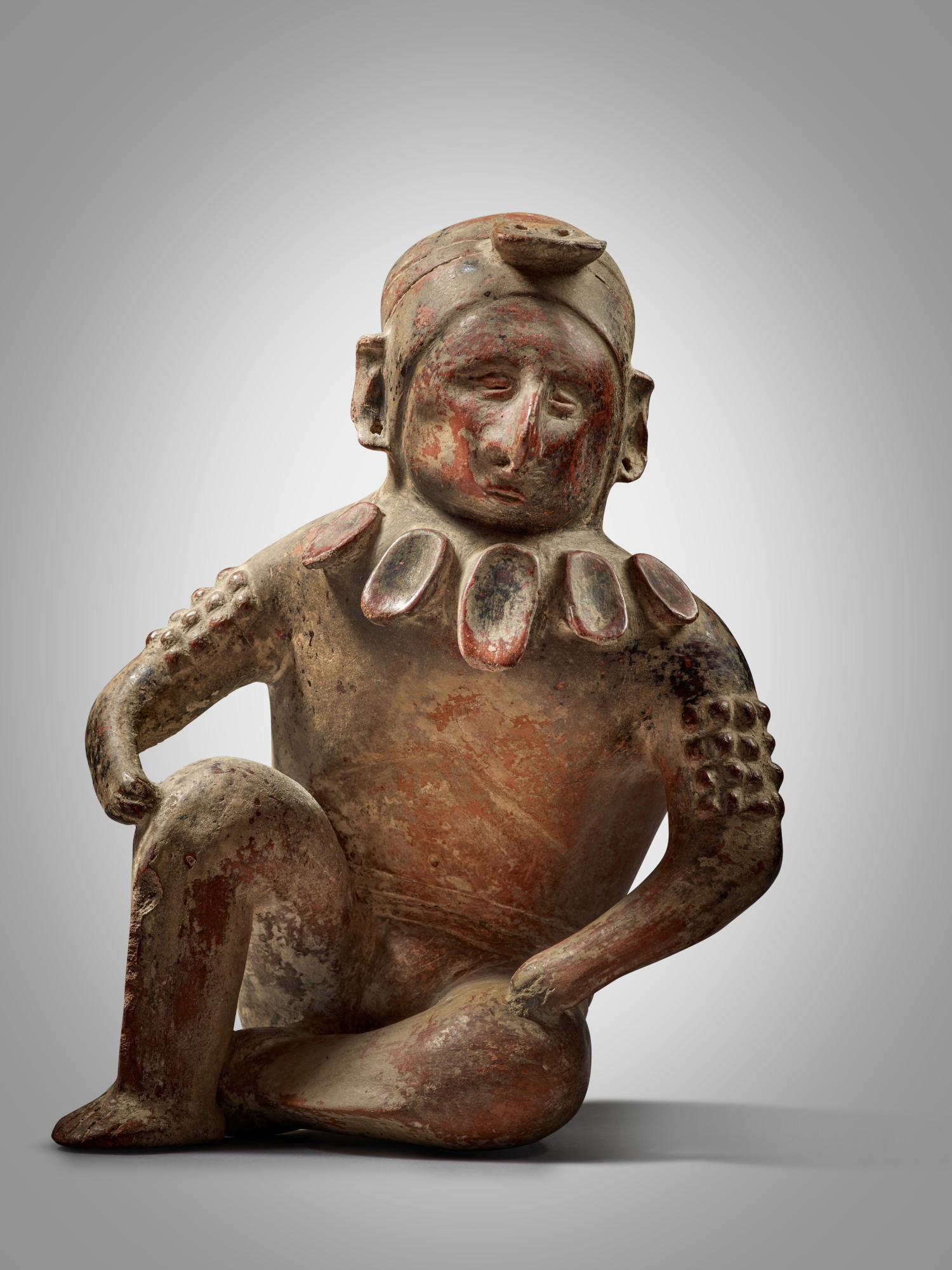 Colima Seated Hunchback Figure, Comala style, Protoclassic, circa 100 ...