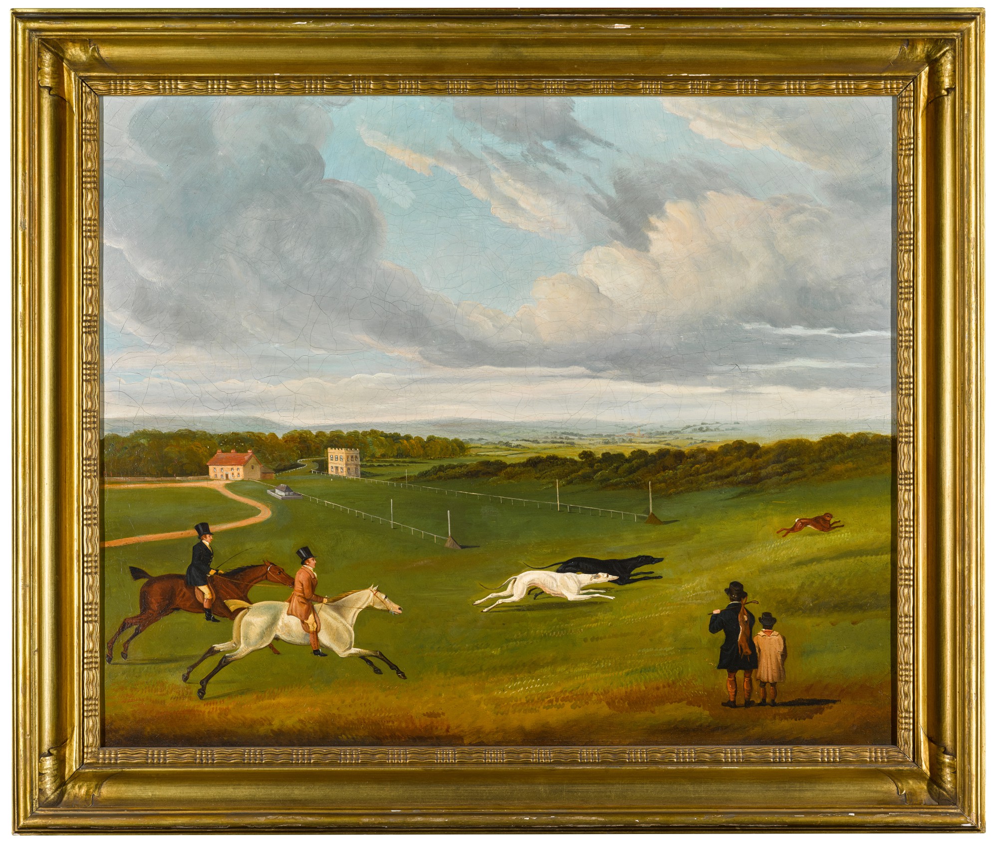 MANNER OF JOHN NOST SARTORIUS | A SET OF THREE PAINTINGS: 'THE CHASE ...