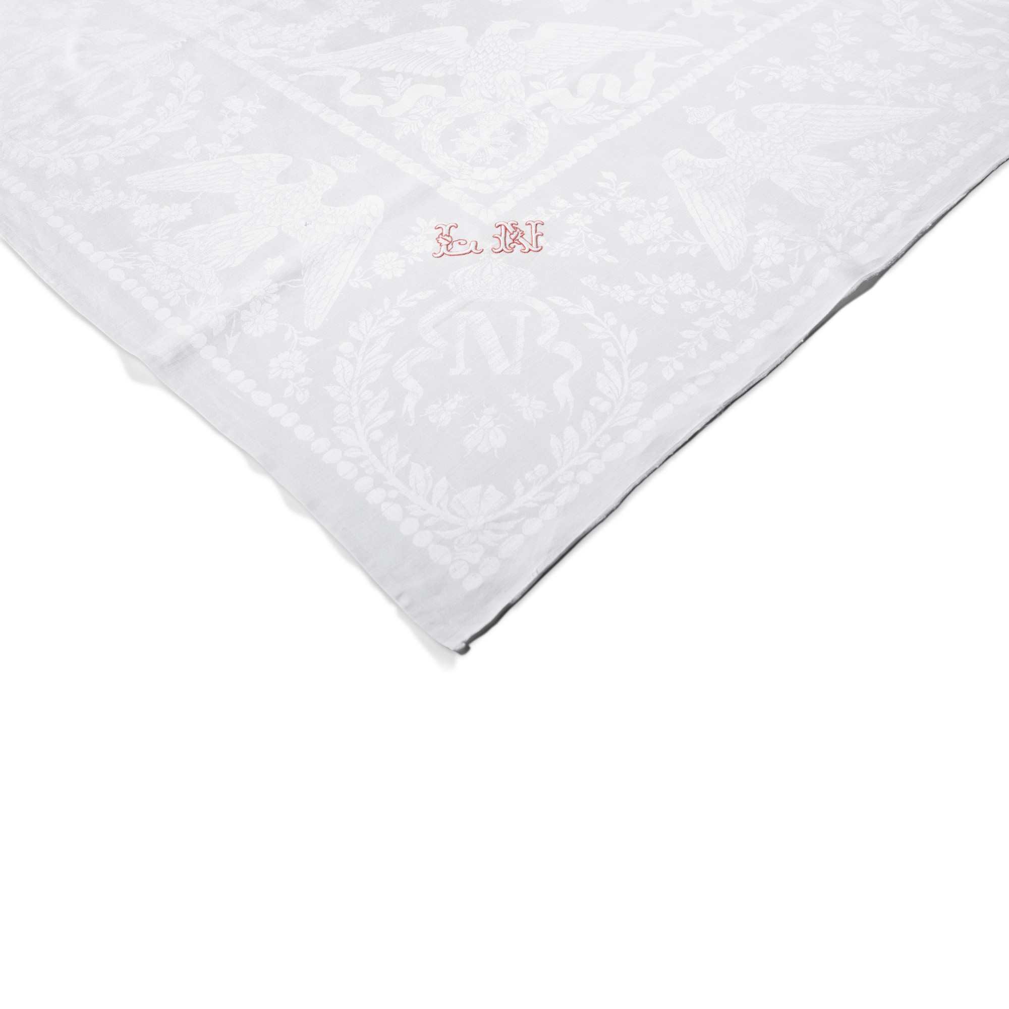 IMPERIAL: A fine set of eleven damask linen napkins commissioned for ...