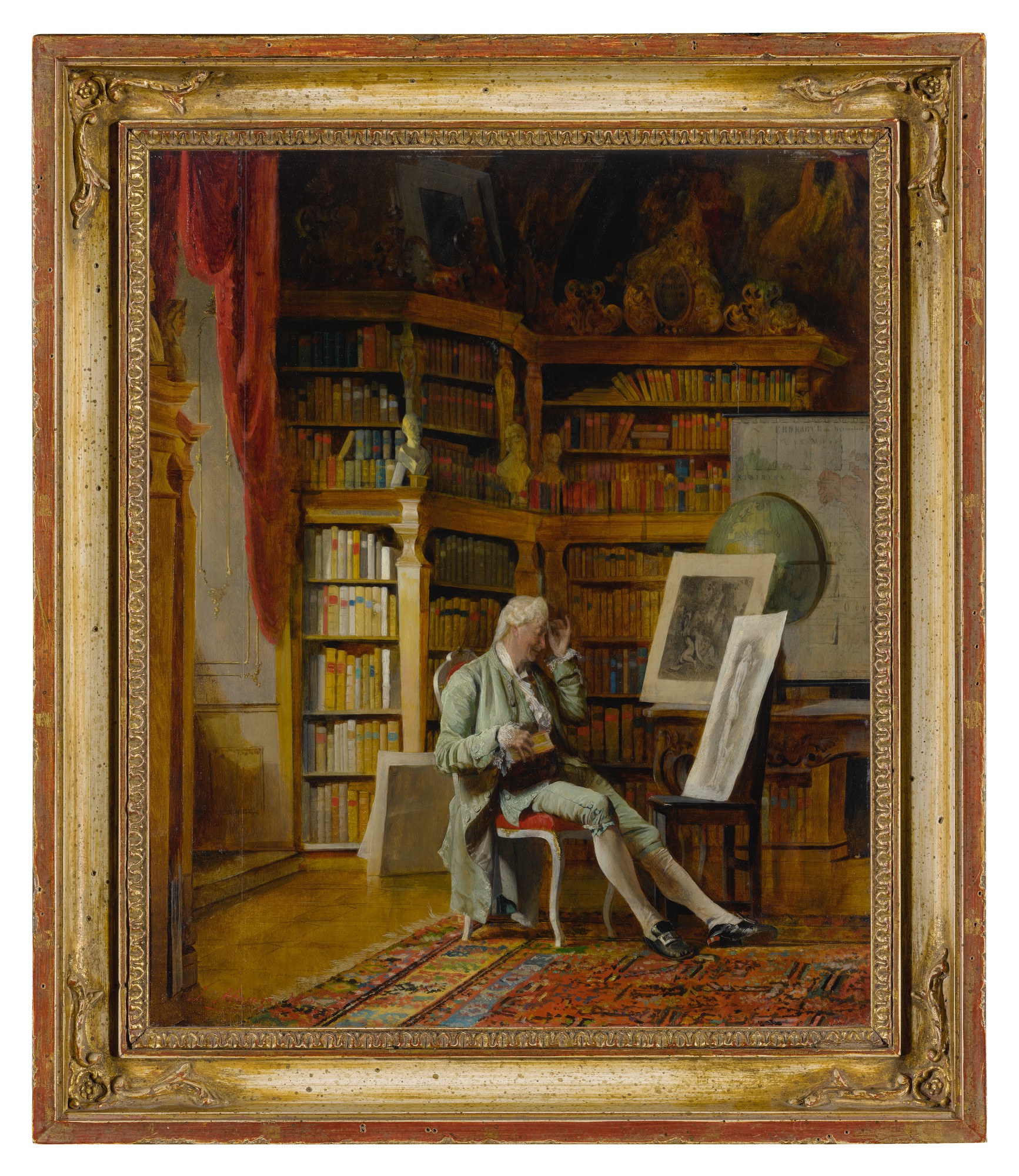 JOHANN HAMZA | THE CONNOISSEUR IN HIS LIBRARY | The Collection of ...