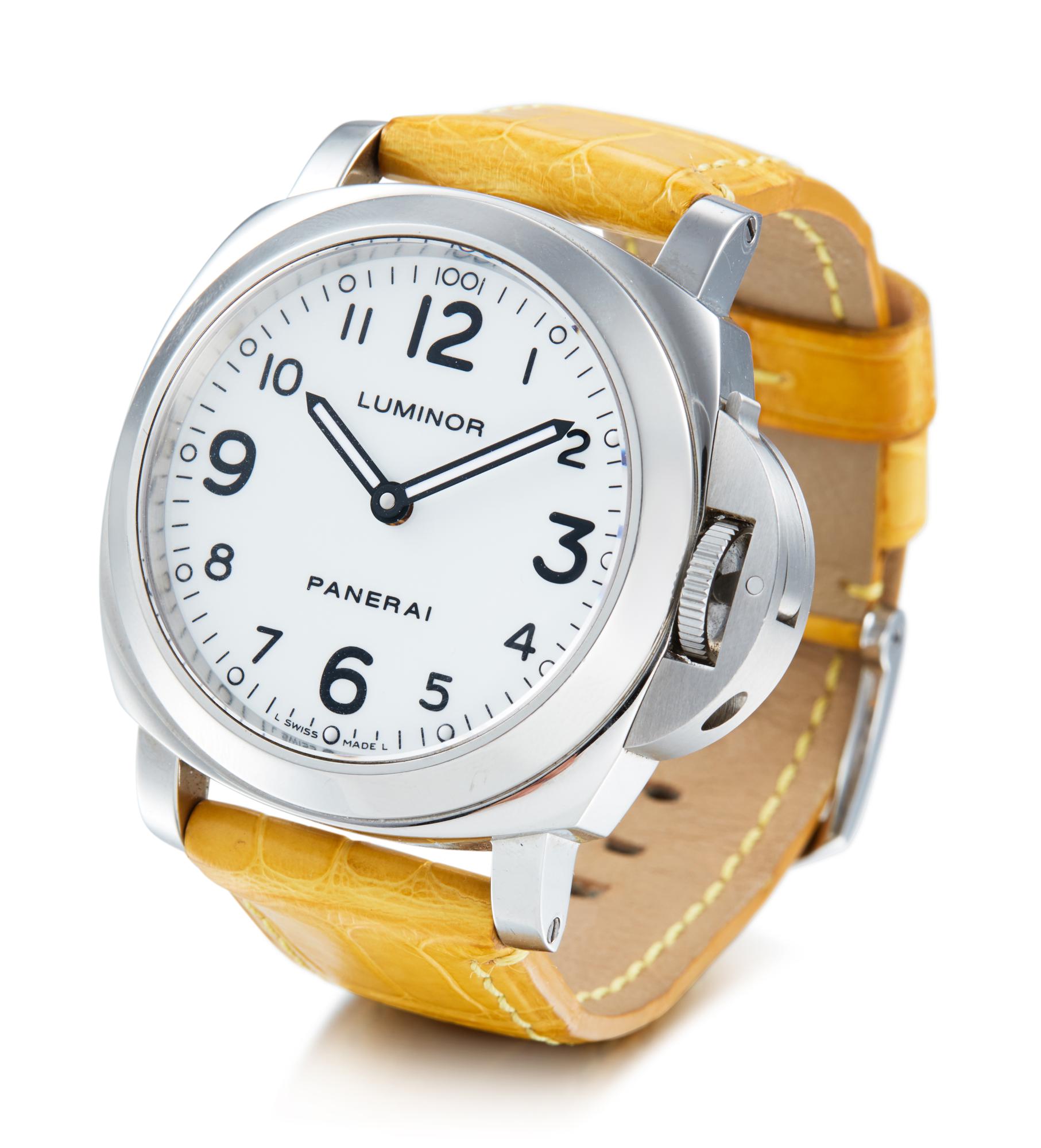 PANERAI | LUMINOR, PAM00114 A LIMITED EDITION STAINLESS STEEL ...