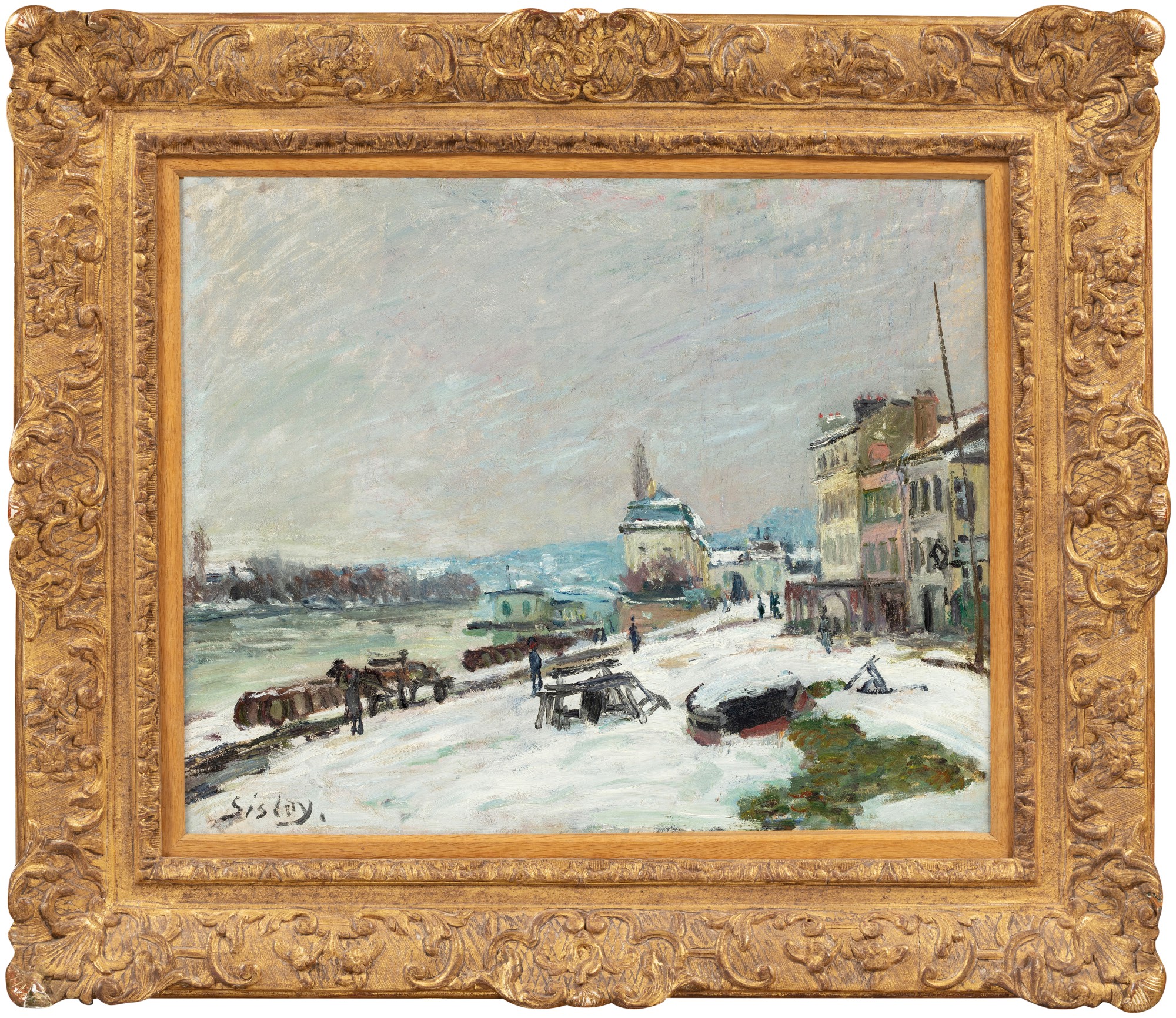 Hiver à Marly, effet de neige | Collection de Monsieur & Madame Robert ...