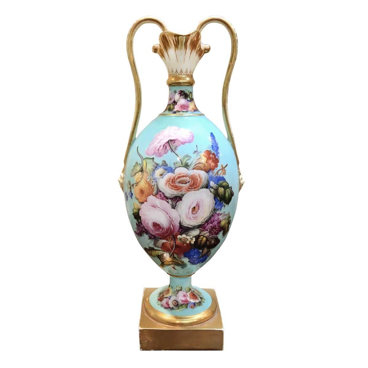 Thomas Steel, Minton Antique Handled Floral Vase Available For ...