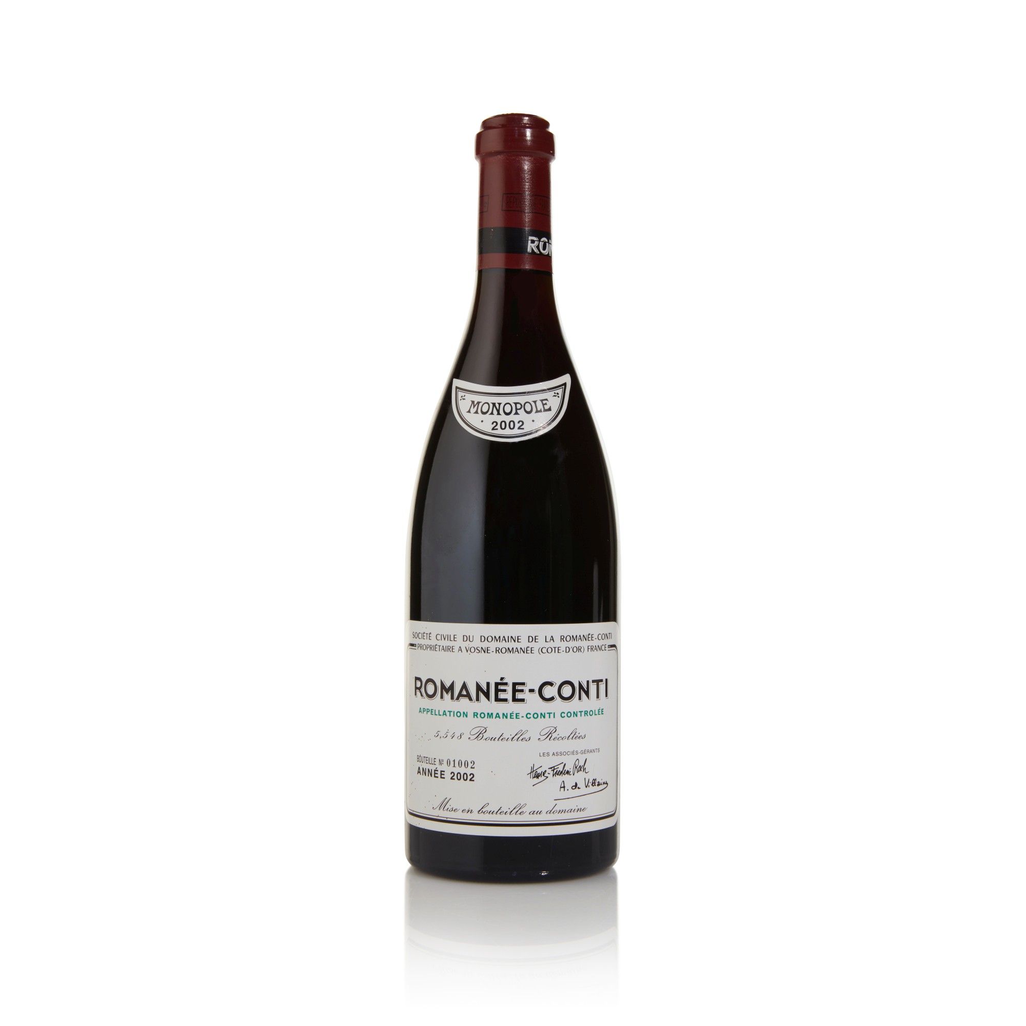 Romanée Conti 2002 Domaine de la Romanée-Conti (1 BT) | Fine & Rare ...