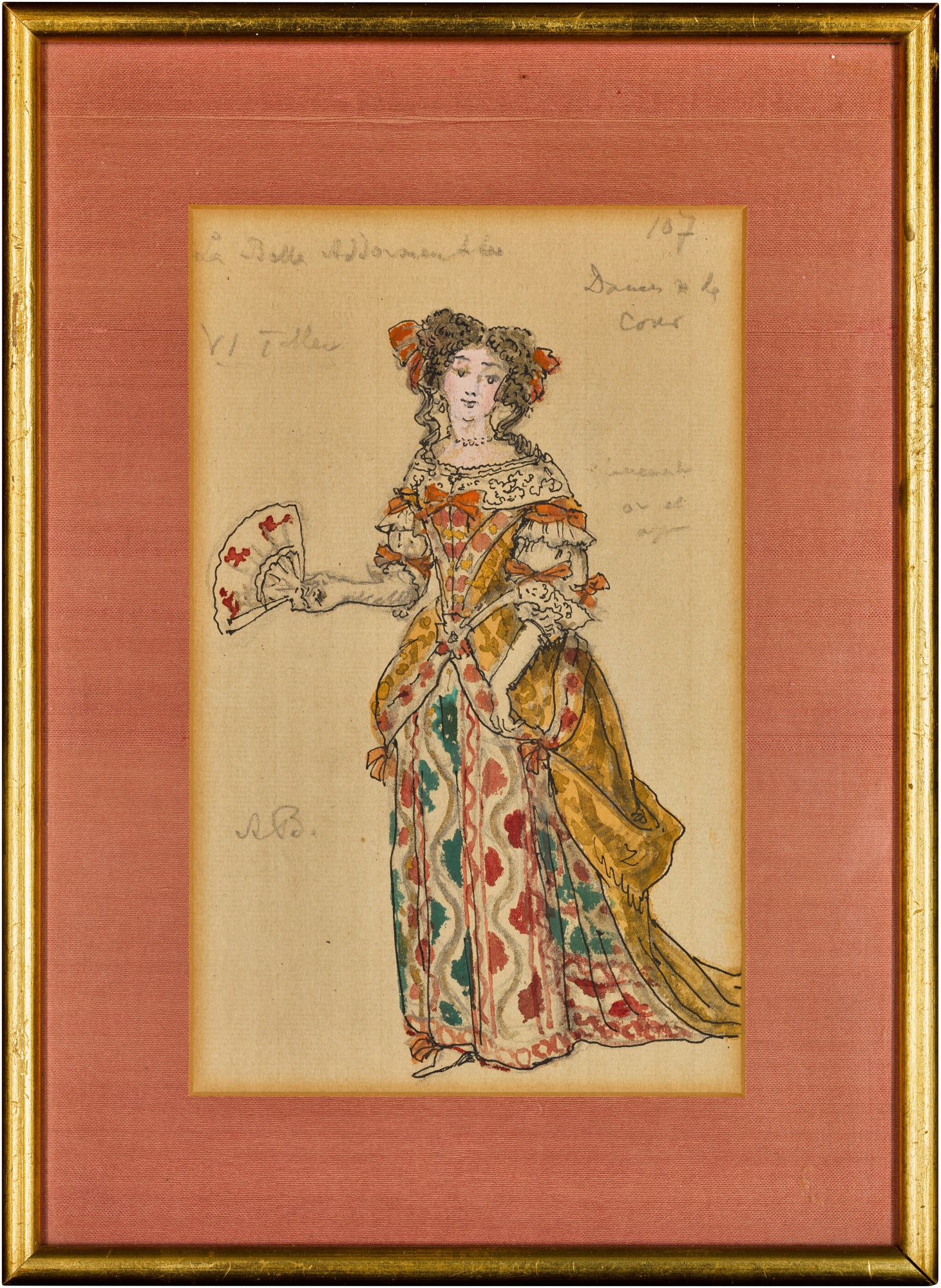Four Costume Designs for Sleeping Beauty and Two for Petrushka (six ...