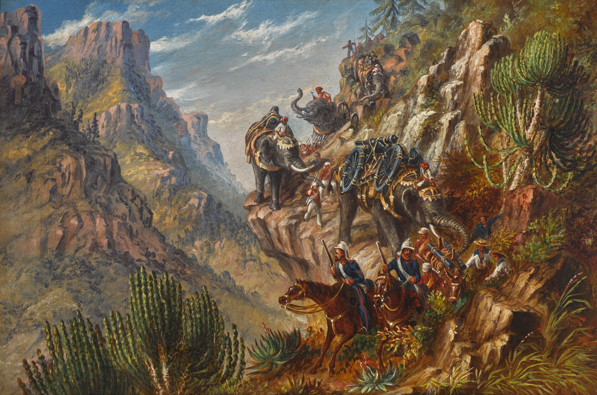 THOMAS BAINES | The British Expedition to Abyssinia, 1868; Indian ...