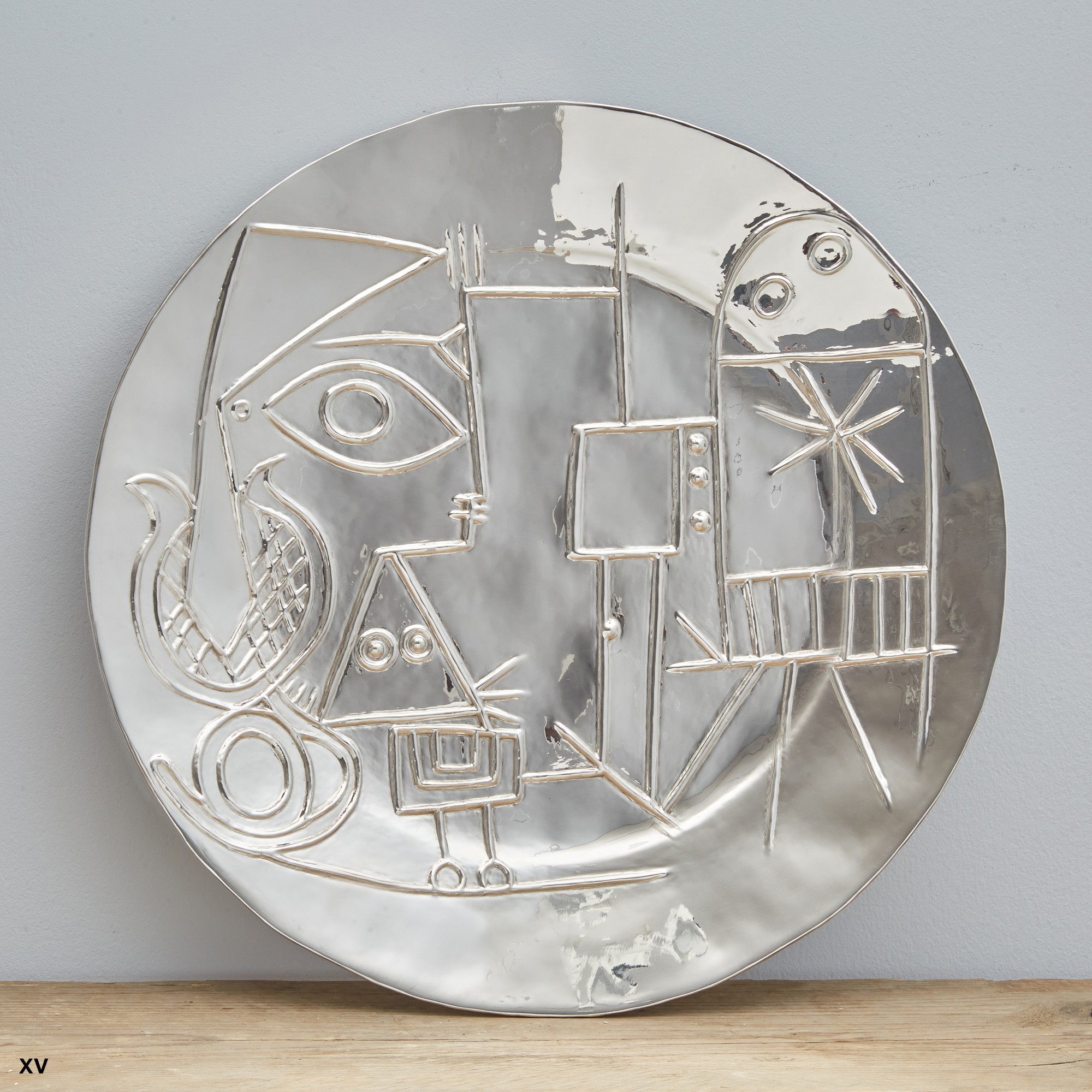 A complete set of 24 silver plates | 全套二十四件銀盤 | Modern Renaissance: A ...