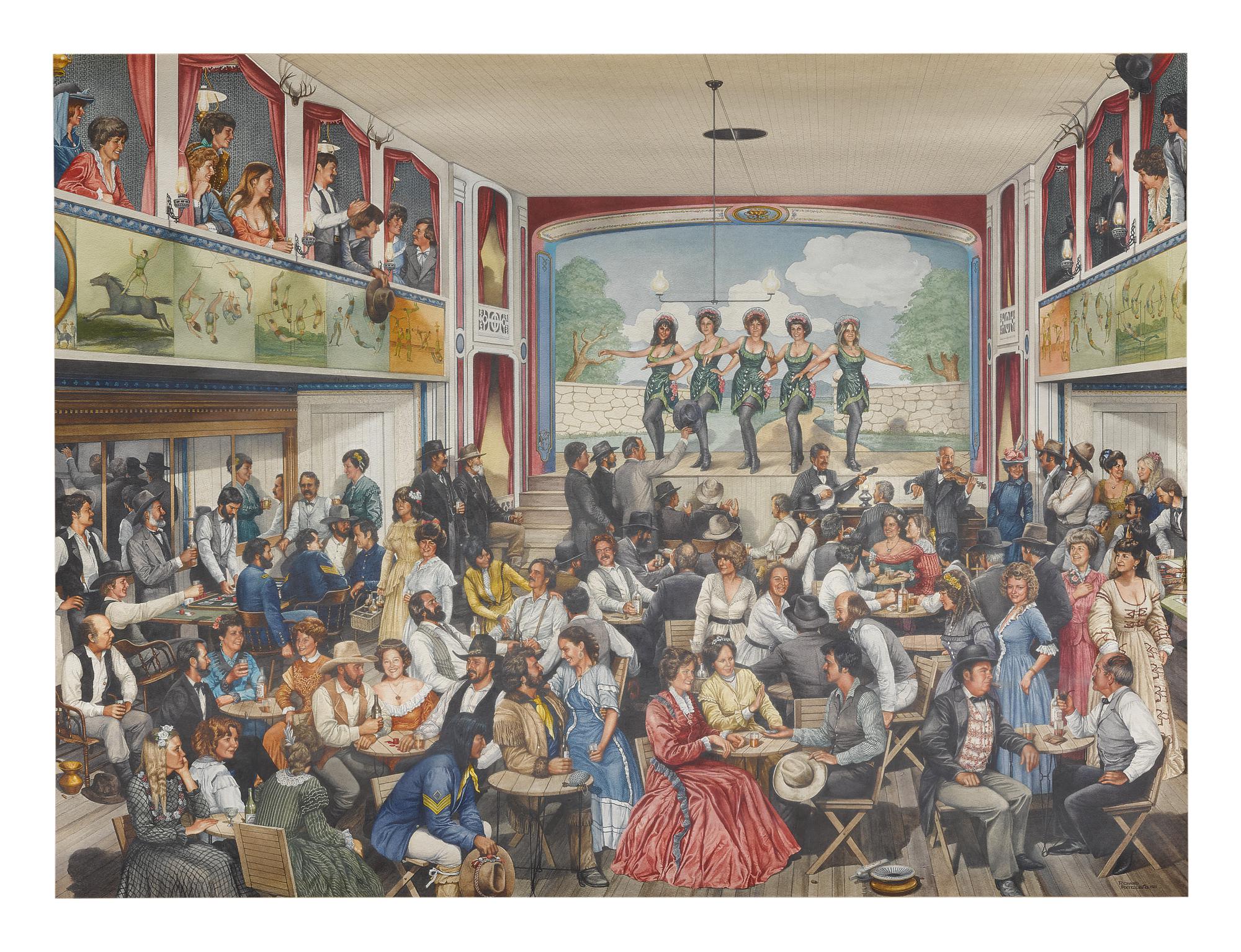 RICHARD AXTELL | SHOWTIME AT THE BIRD CAGE, TOMBSTONE, ARIZONA ...