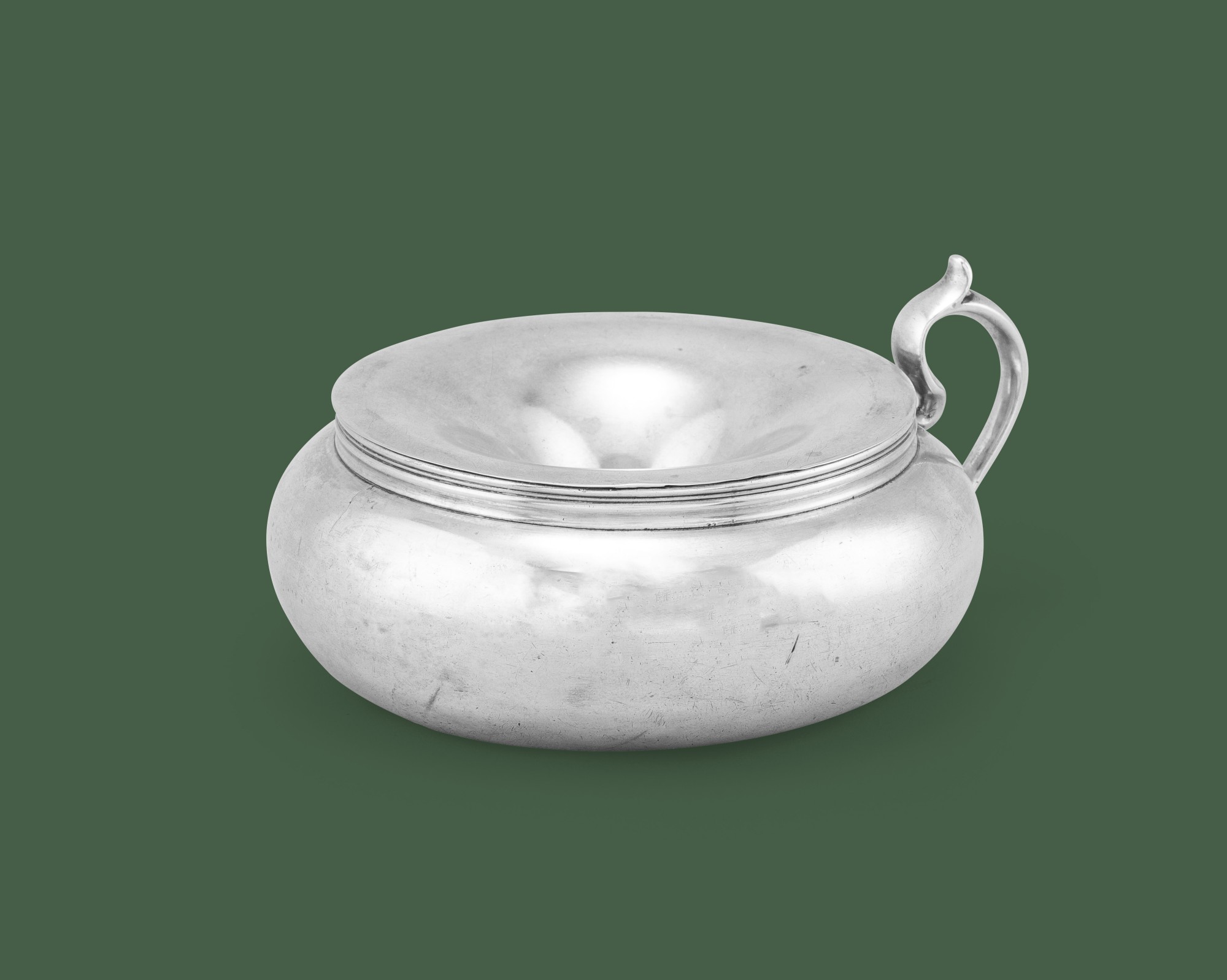 A Portuguese silver spittoon, Sebatiao Lorenço dos Santos, Lisboa ...