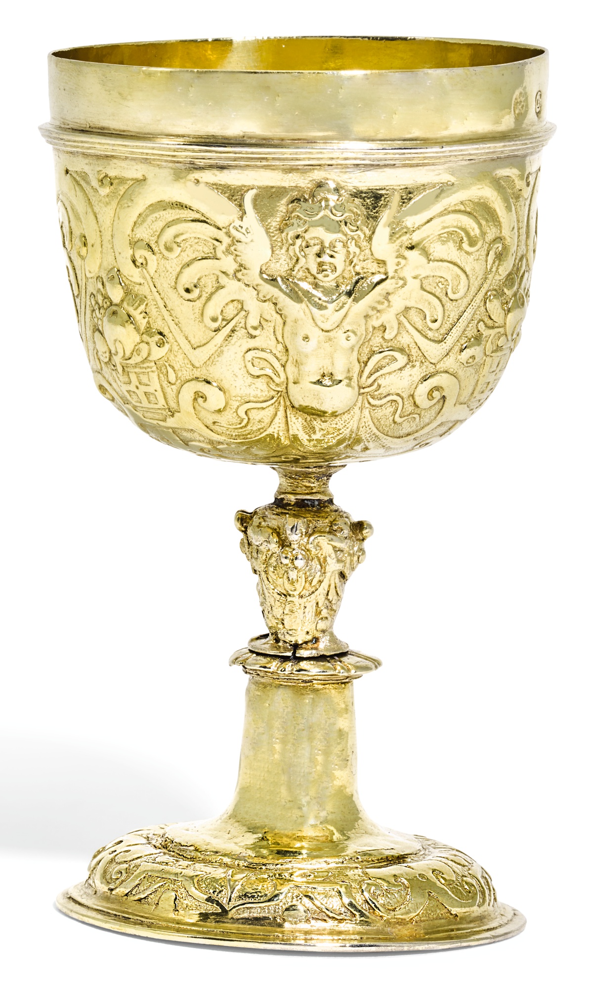 AN AUSTRIAN SILVER-GILT CUP, PROBABLY GERHARD PERNFELS, VIENNA, CIRCA ...