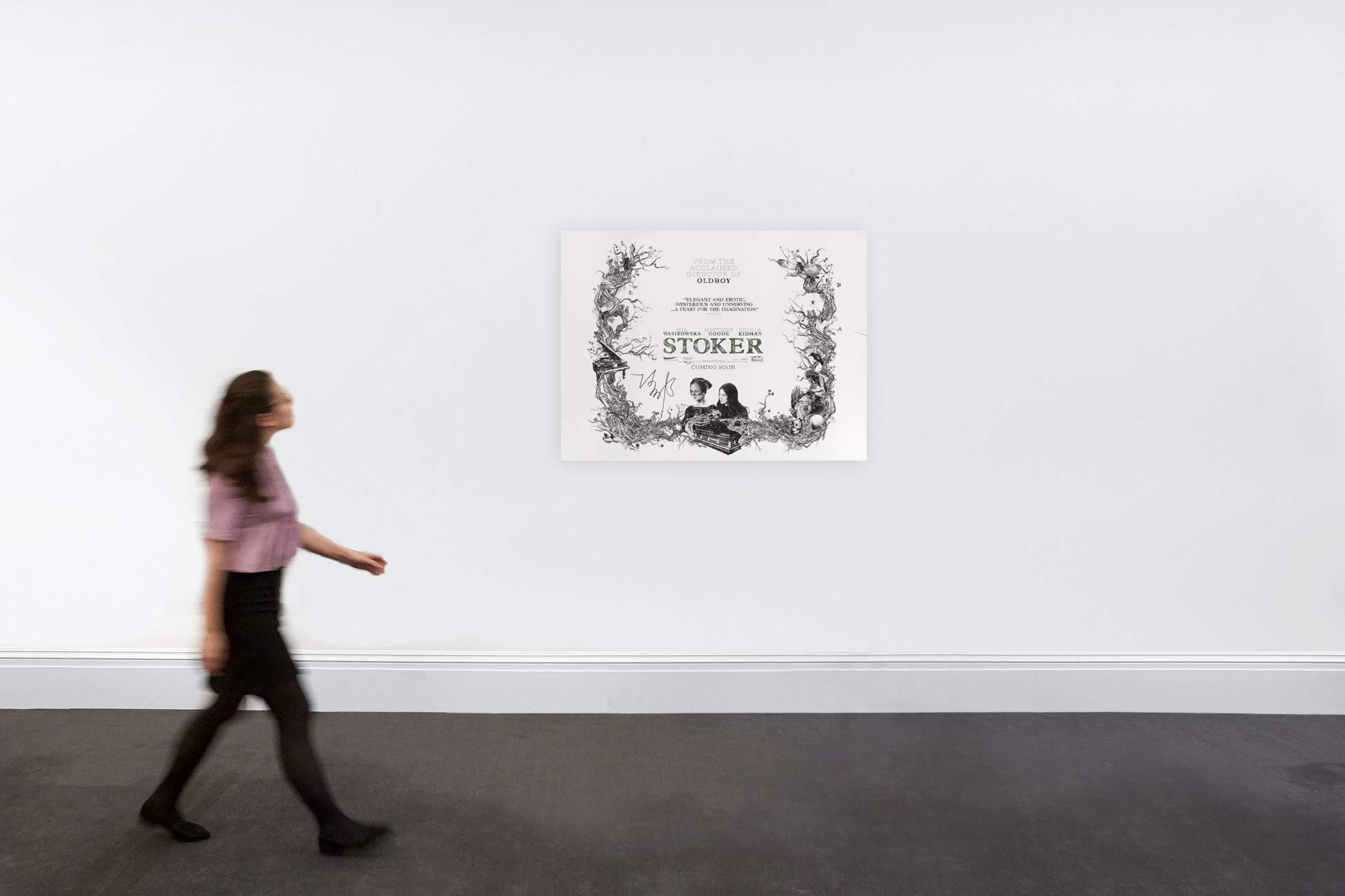 Stoker (2013) Poster, British, Advance, Signed by Park Chan-Wook ...