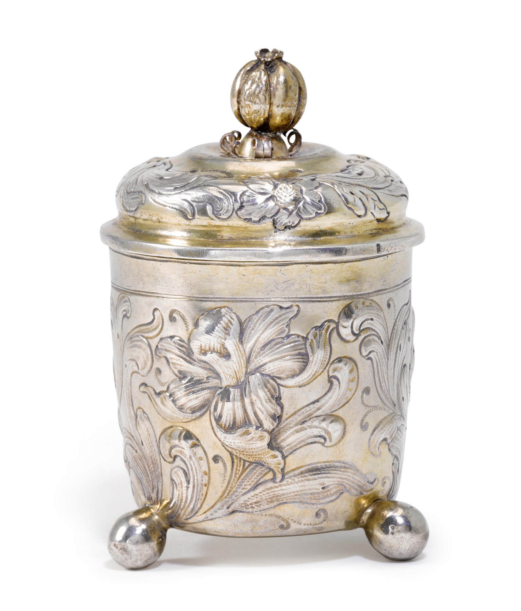 A German parcel-gilt silver beaker and cover, Hieronymus Peller ...