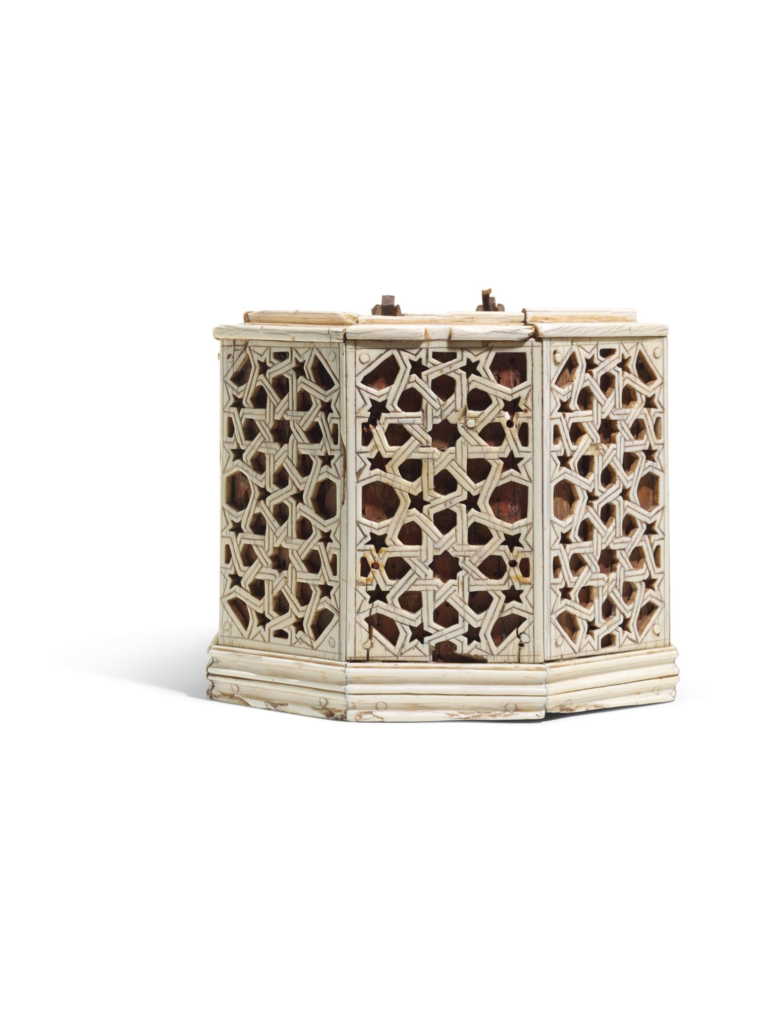 A LARGE NASRID IVORY-OVERLAID WOOD PYXIS, SPAIN, 14TH CENTURY | Arts of ...