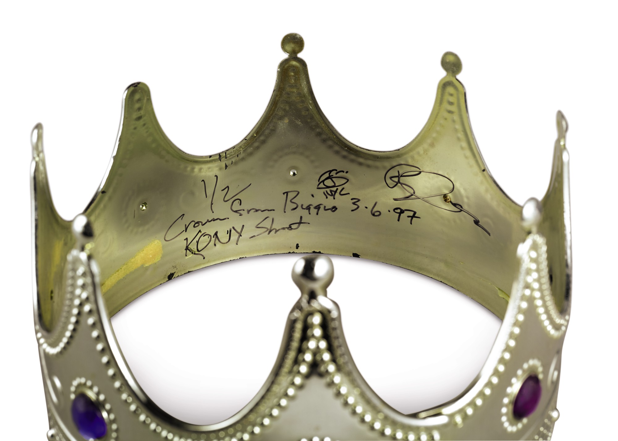 [THE NOTORIOUS B.I.G.] BARRON CLAIBORNE | The crown worn by Biggie when ...