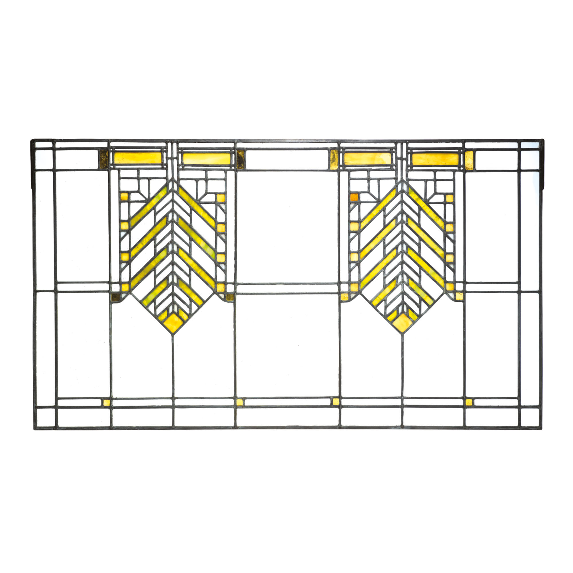 FRANK LLOYD WRIGHT | WINDOW FROM THE JOSEPH J. WALSER HOUSE, CHICAGO ...