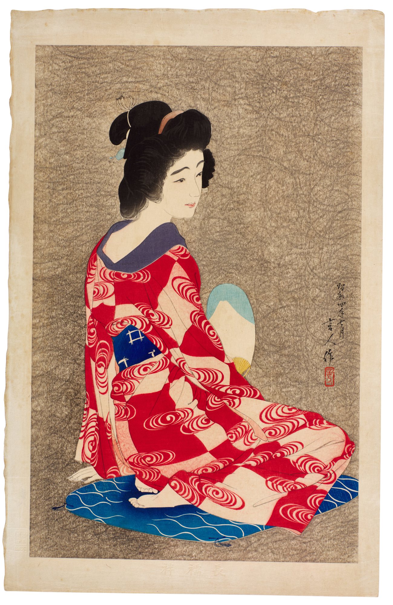 Torii Kotondo (1900-1976) | Long Undergarment (Nagajuban) | Showa period, 20th century ...