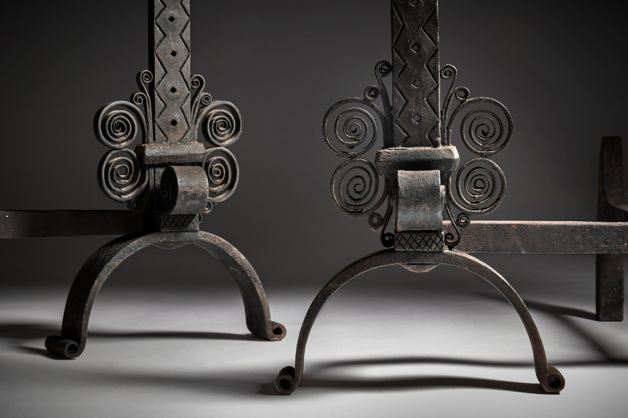 Pair of Andirons | Crafting Modernism: Masters of the American Studio ...
