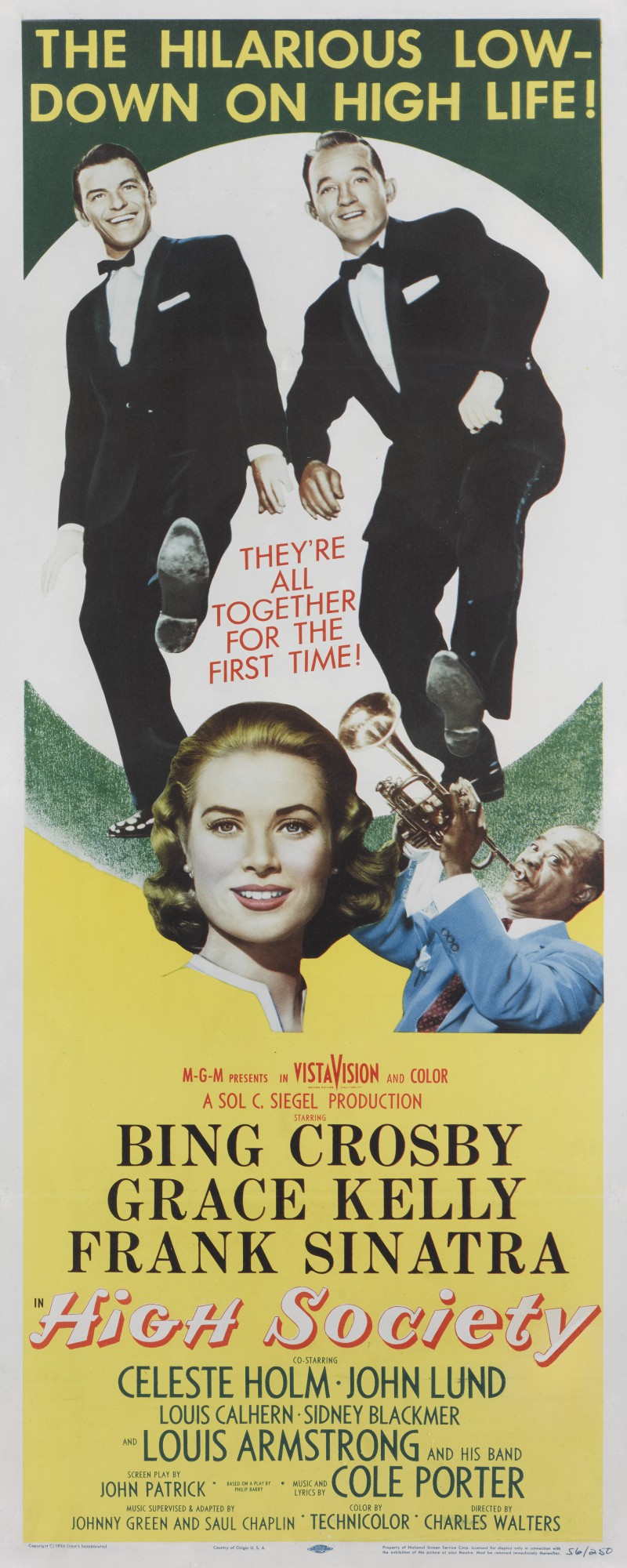 High Society (1956), poster, US | Original Film Posters | 2022 | Sotheby's