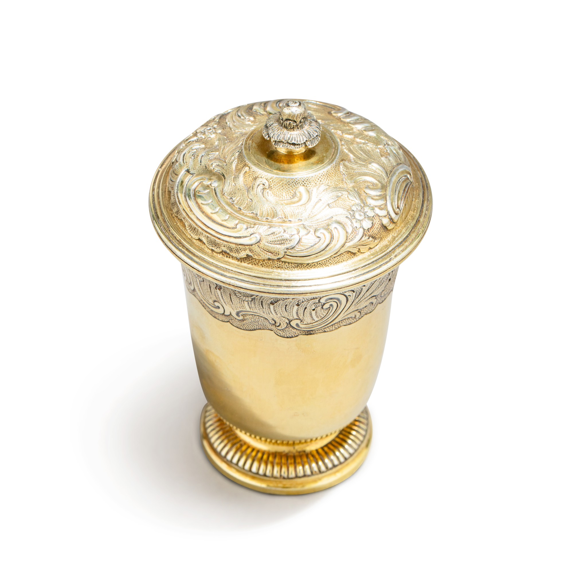 A French silver-gilt covered beaker, Jean-Louis III Imlin, Strasburg ...