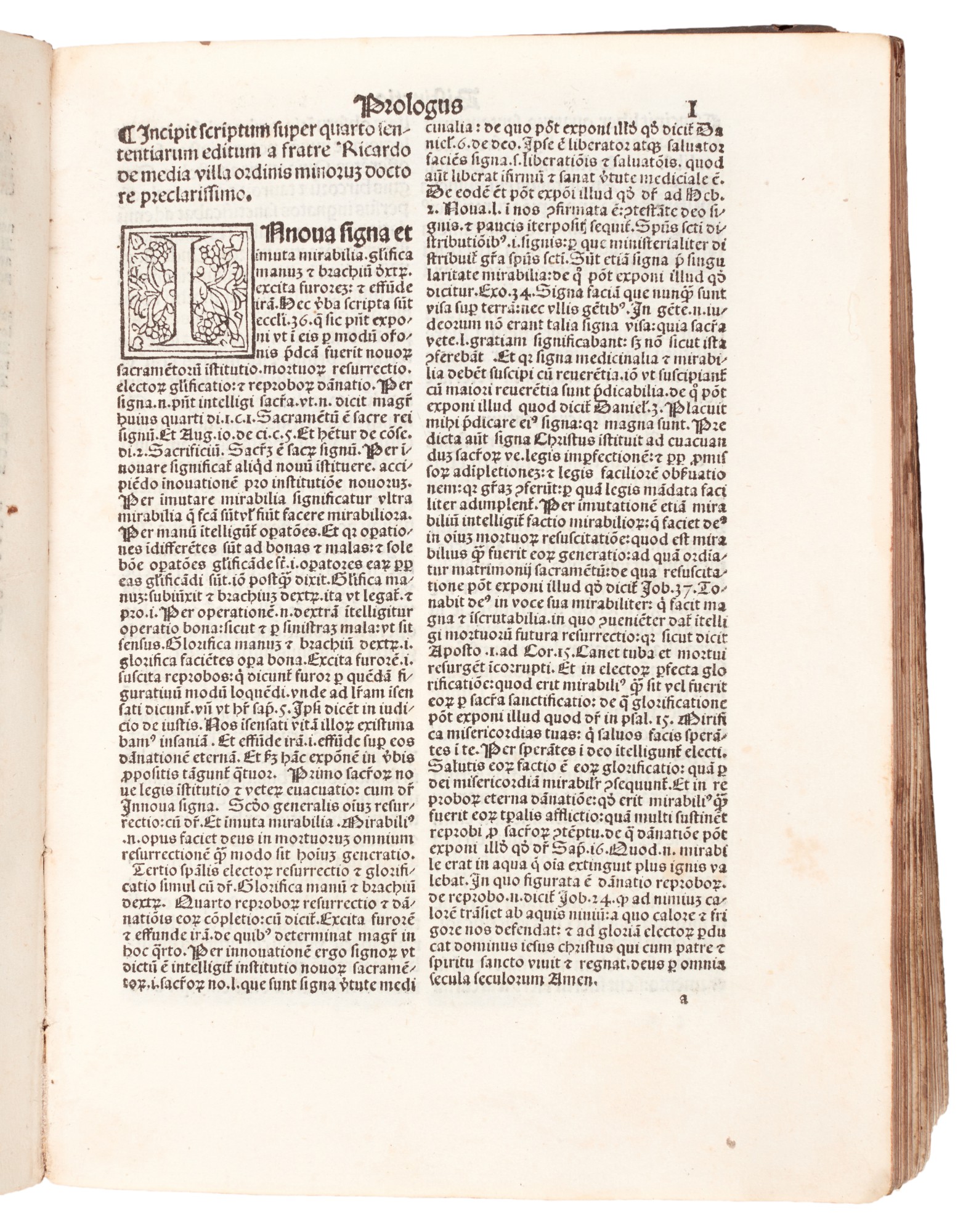 Mediavilla, Commentum super quarto libro Sententiarum Petri Lombardi ...