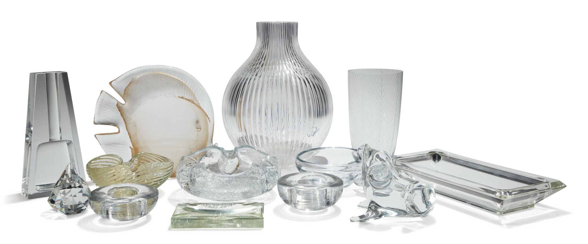 ARTIST UNKNOWN | GROUP OF THIRTEEN CLEAR GLASS OBJECTS | Marc Jacobs: A ...