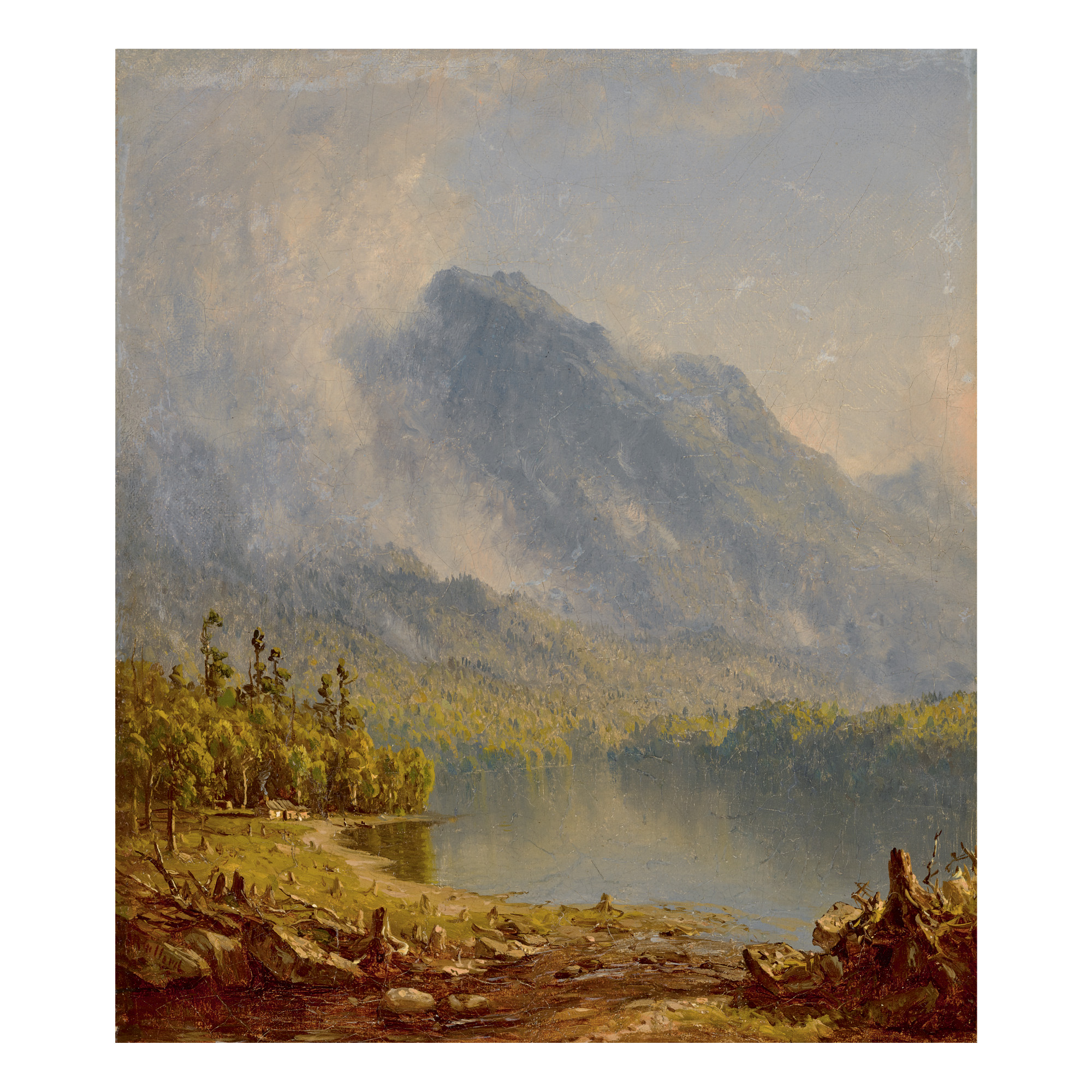 SANFORD ROBINSON GIFFORD | STUDY FOR 'MORNING IN THE ADIRONDACKS, 1867 ...