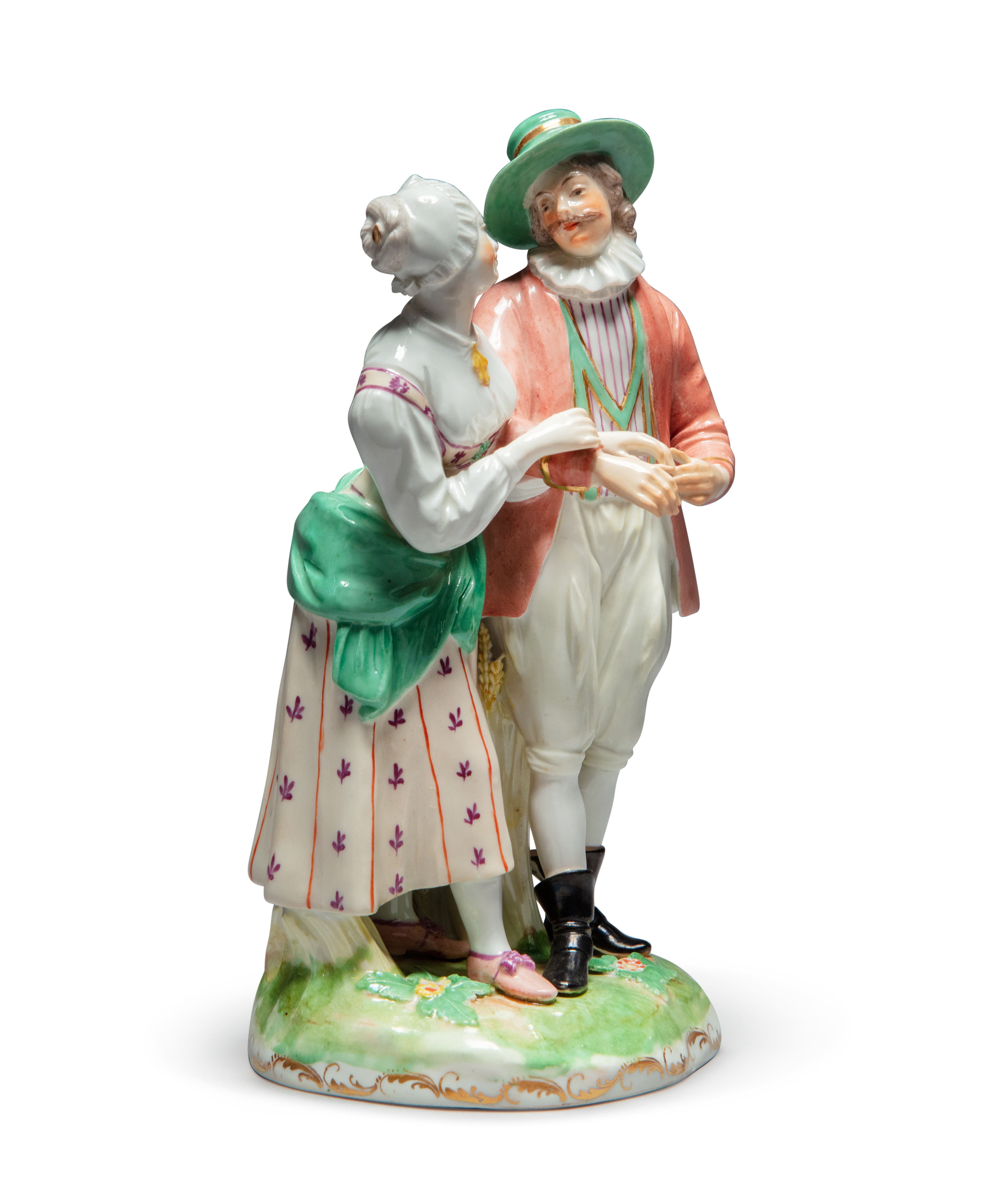 A Vienna Figure Group of a Couple, Possibly Emblematic of Summer, Circa ...