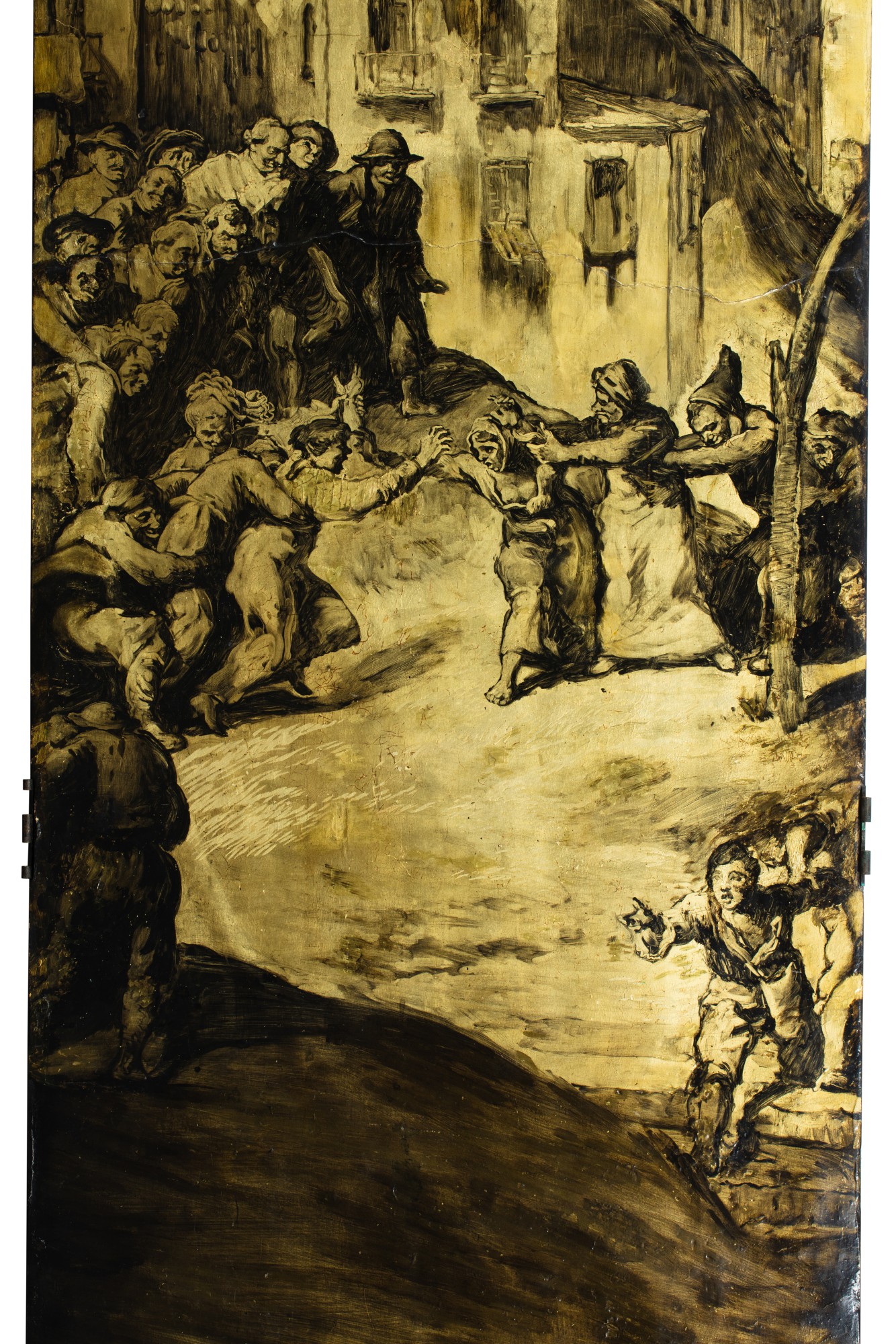 José María Sert (1874-1945) 'Vision de Naples' An eleven-leaf screen ...